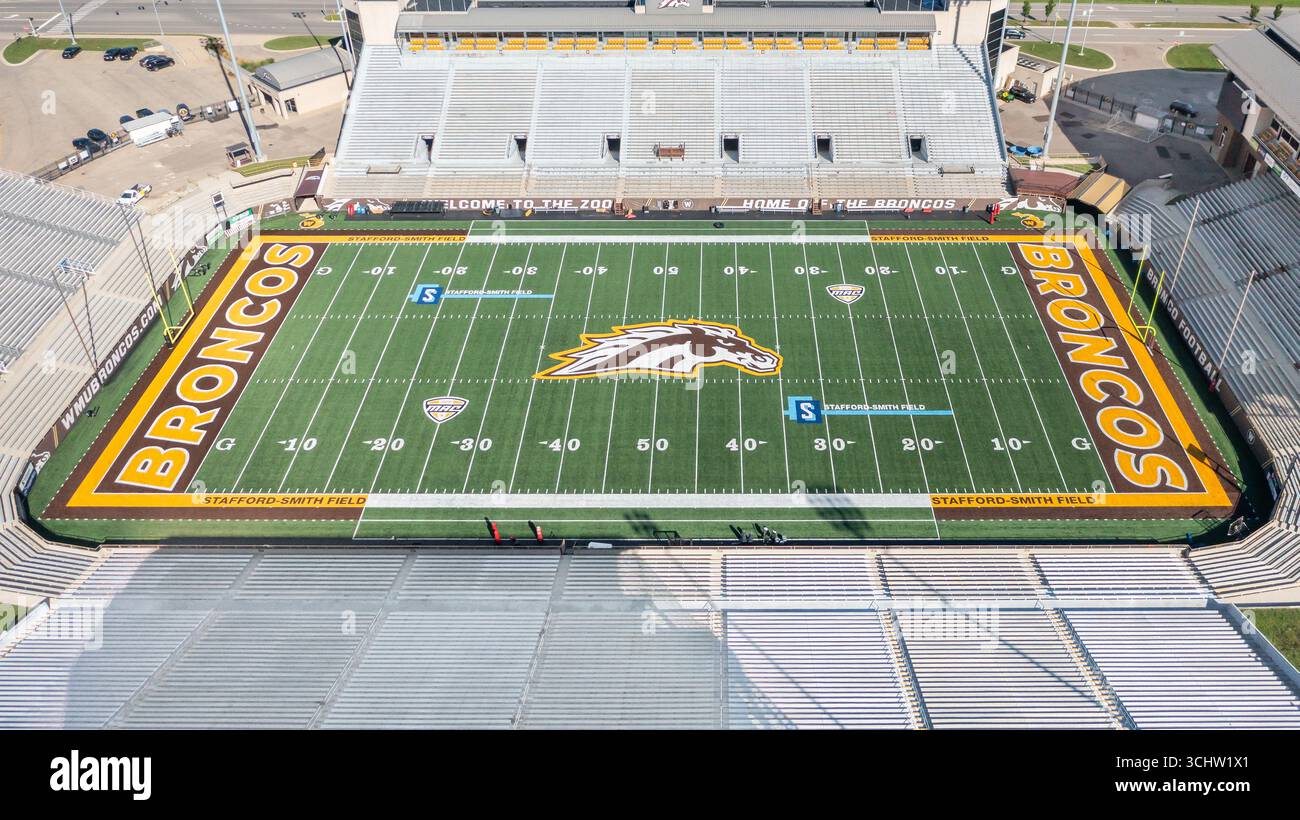 Waldo Stadium is home to the Western Michigan University Broncos football team, who compete in ...