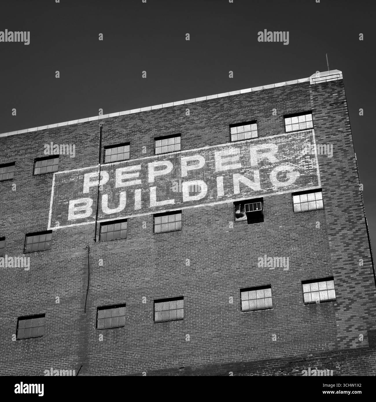 Historic Pepper Building in Winston Salem, NC Stock Photo - Alamy