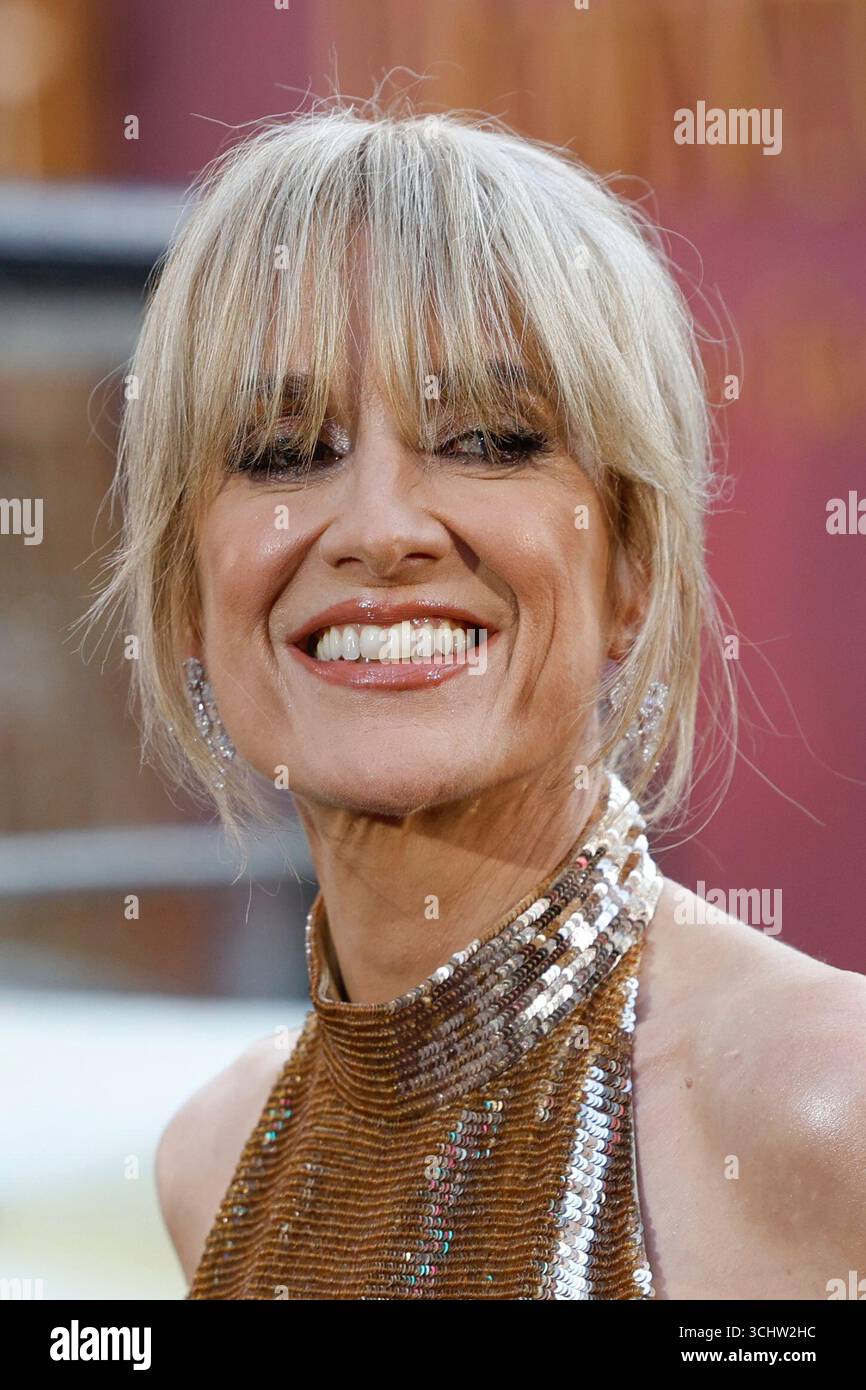 Raquel Cassidy poses for photographers upon arrival at the world ...