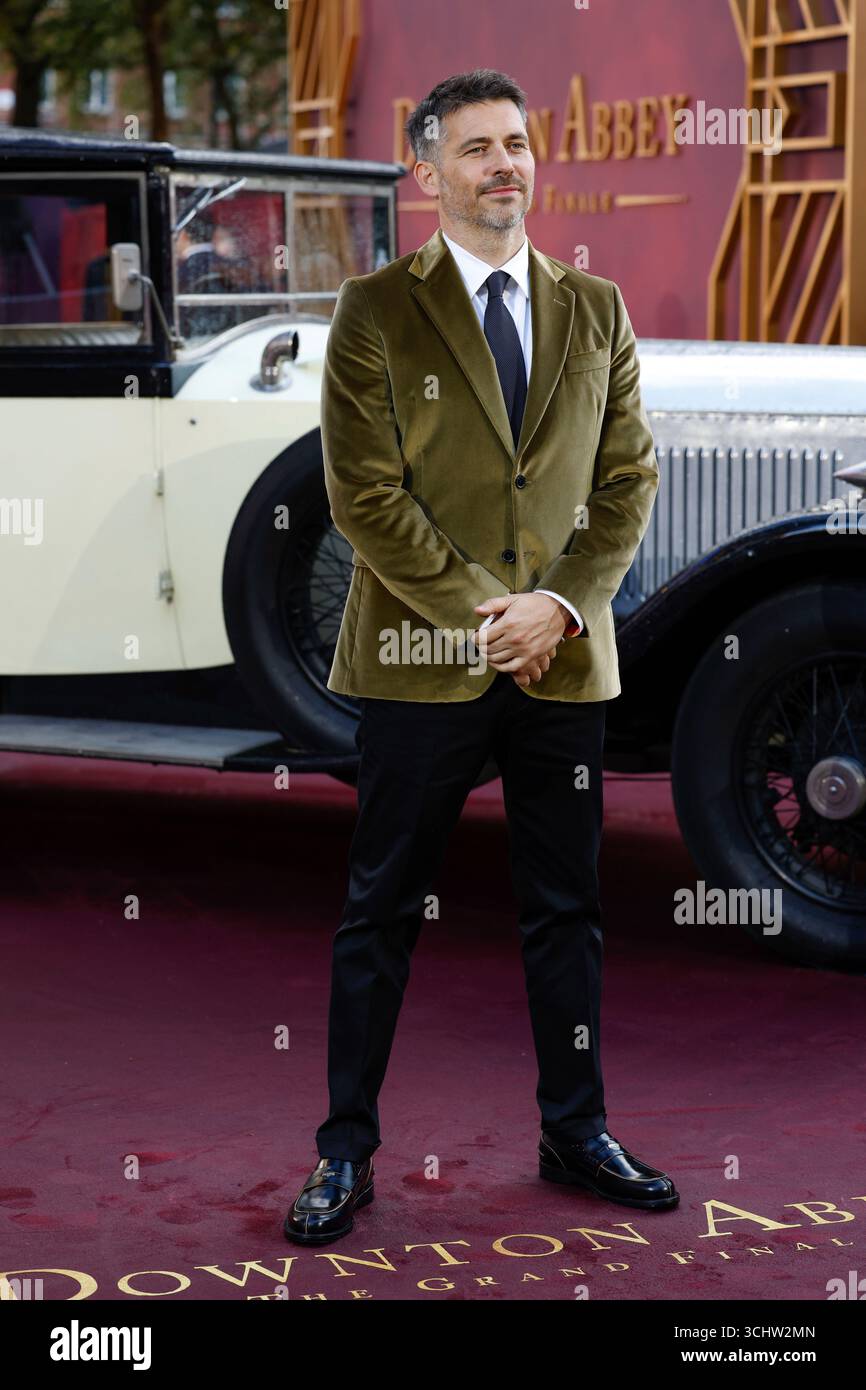 Rob James-Collier poses for photographers upon arrival at the world ...