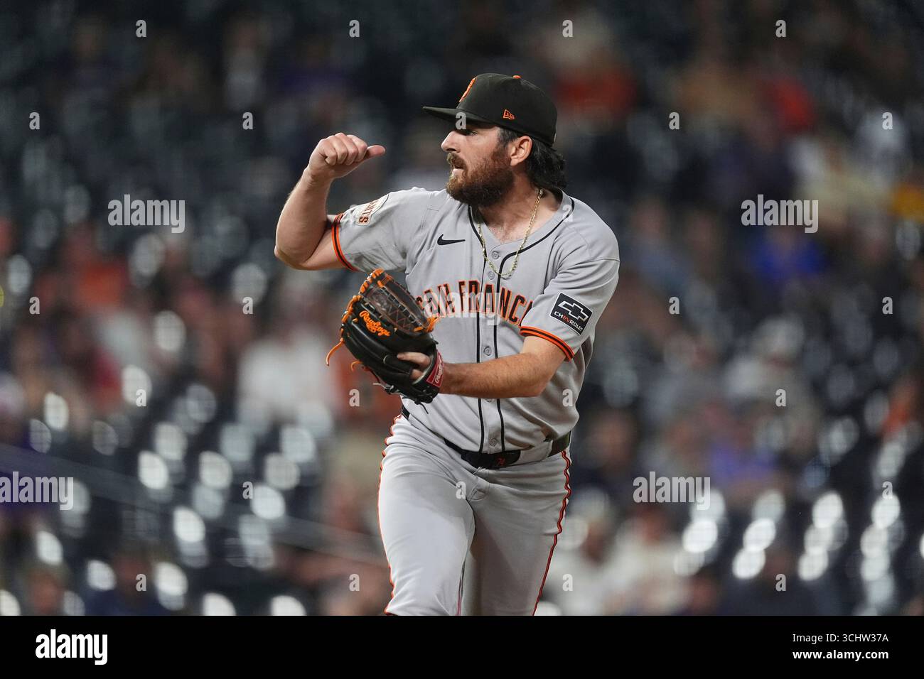 San Francisco Giants relief pitcher Ryan Walker (74) in the ninth ...
