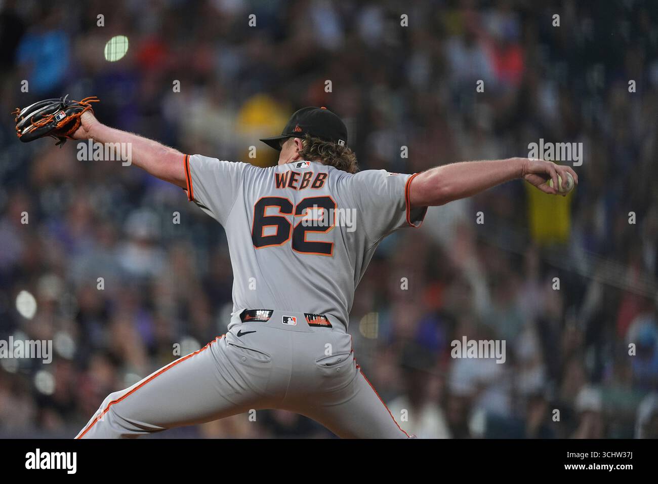 San Francisco Giants starting pitcher Logan Webb (62) in the second ...