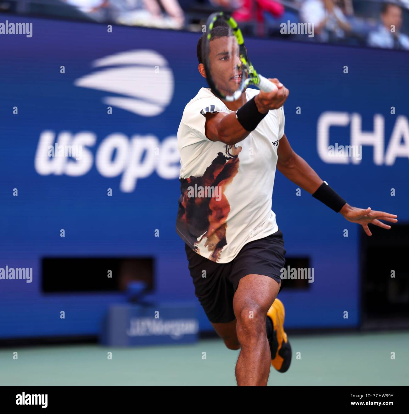 3 September 2025 - Flushing Meadows, New York - Felix Auger-Aliassime of Canada during his ...