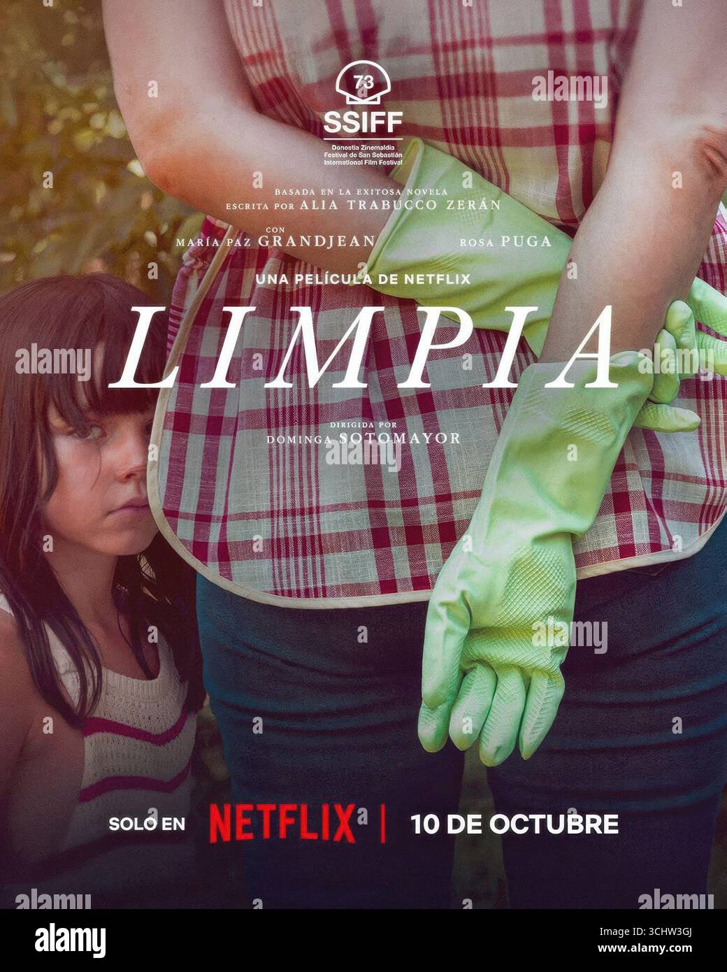 SWIM TO ME, (aka LIMPIA), Spanish language poster, from left: Rosa Puga ...
