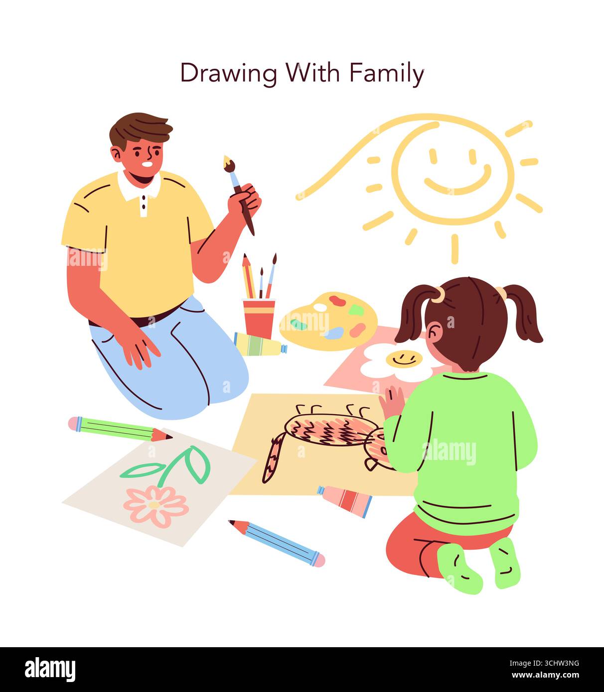 Bonding hobby together creative fun education Cut Out Stock Images ...