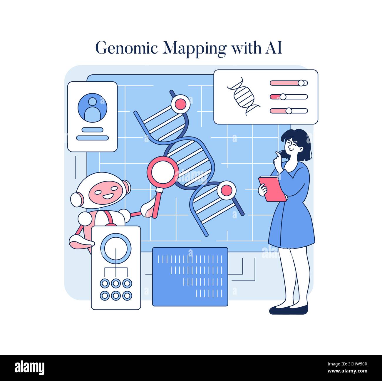 Mapping of structures Stock Vector Images - Alamy