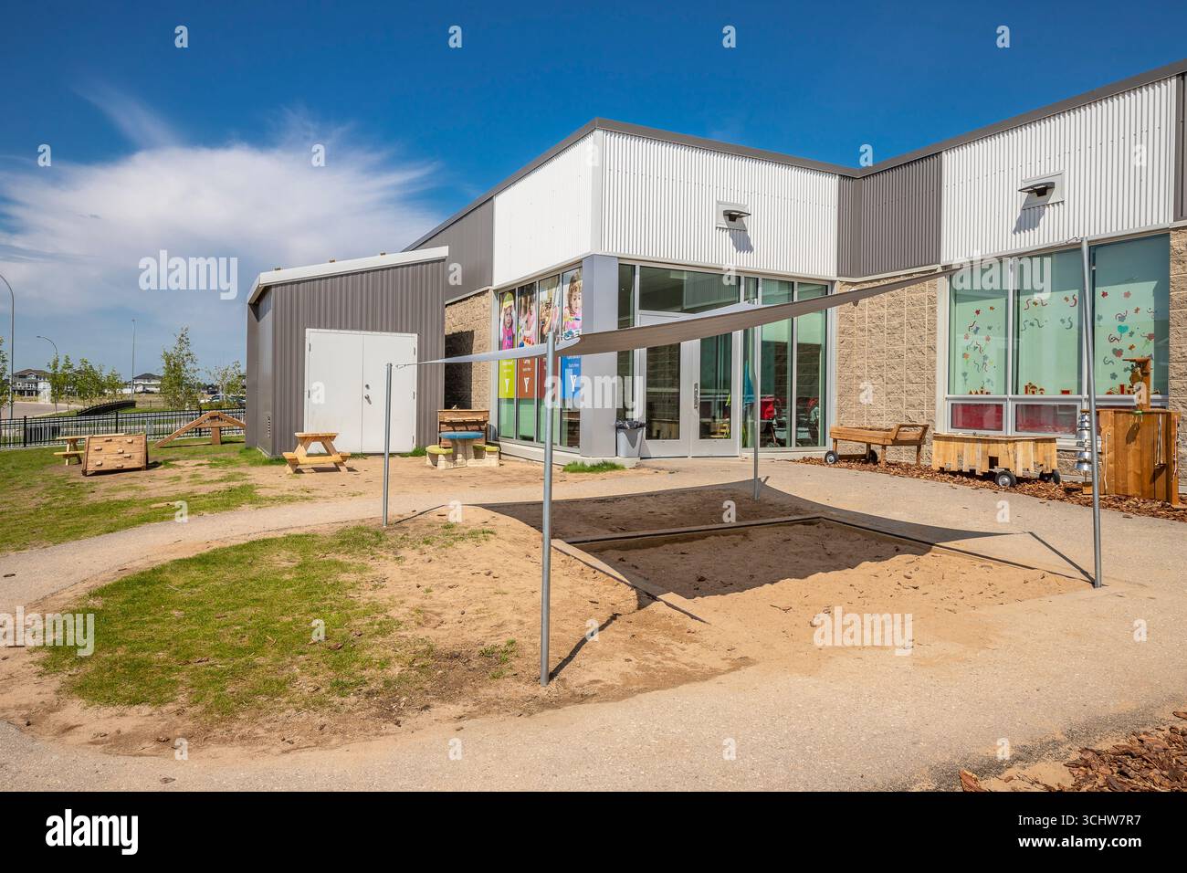 Ground-level photo of École Holy Mary Catholic School highlighting its ...