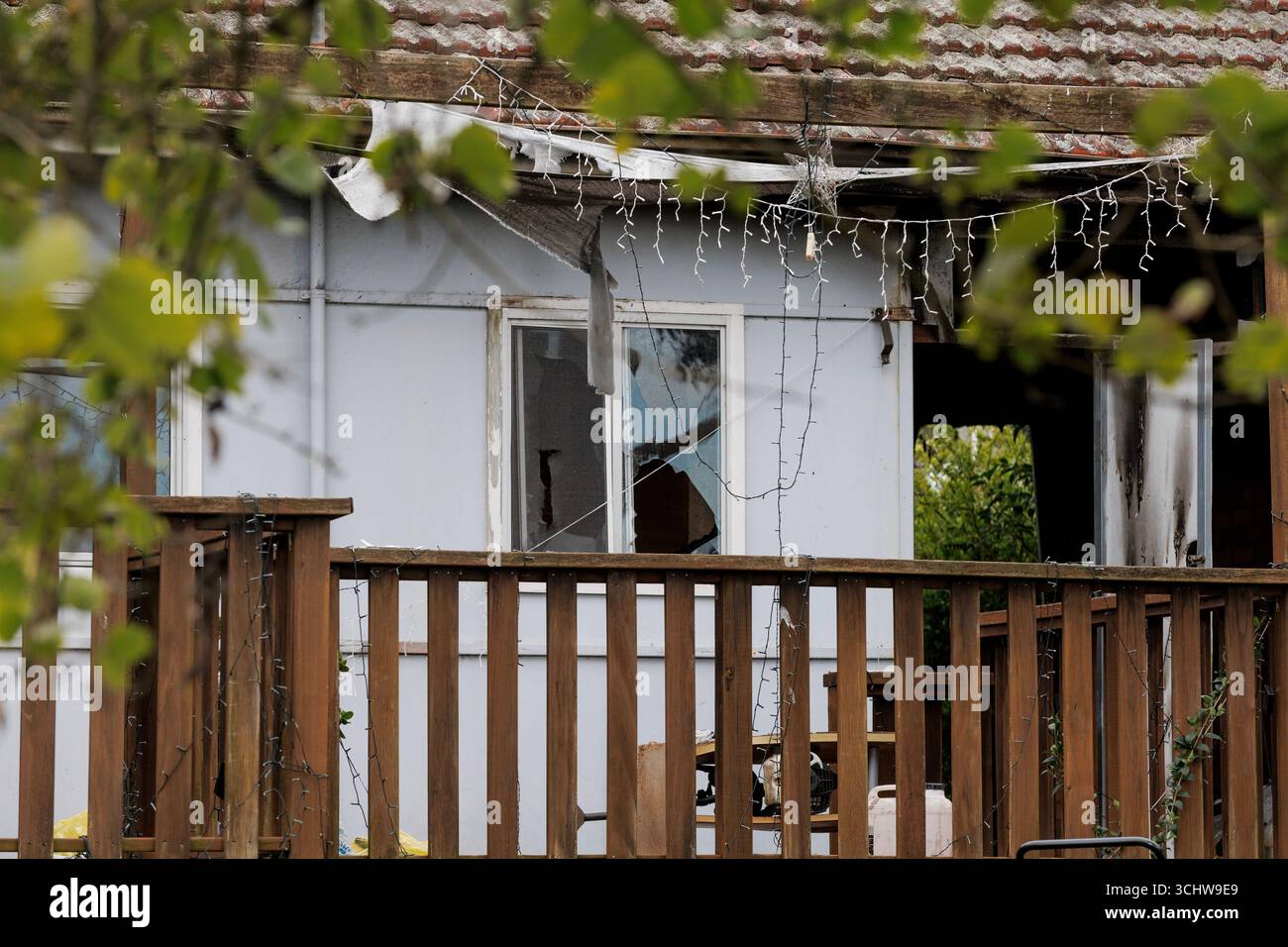 Damage to a house in Wangara Street, Doonside, Sydney, Thursday ...