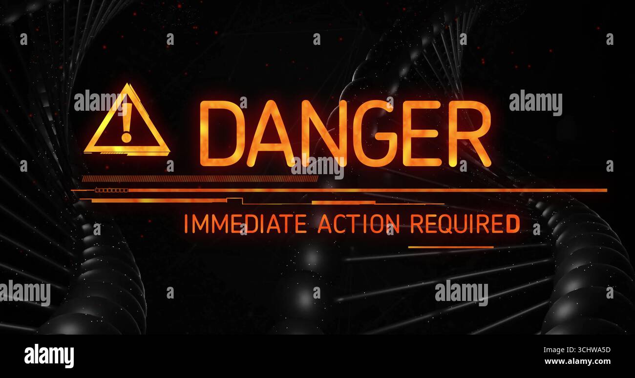 Displaying glowing danger triangle hi-res stock photography and images ...