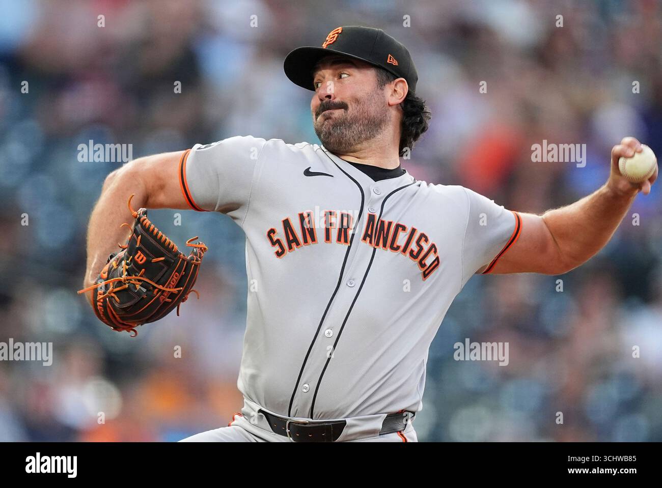 San Francisco Giants starting pitcher Robbie Ray works against the ...