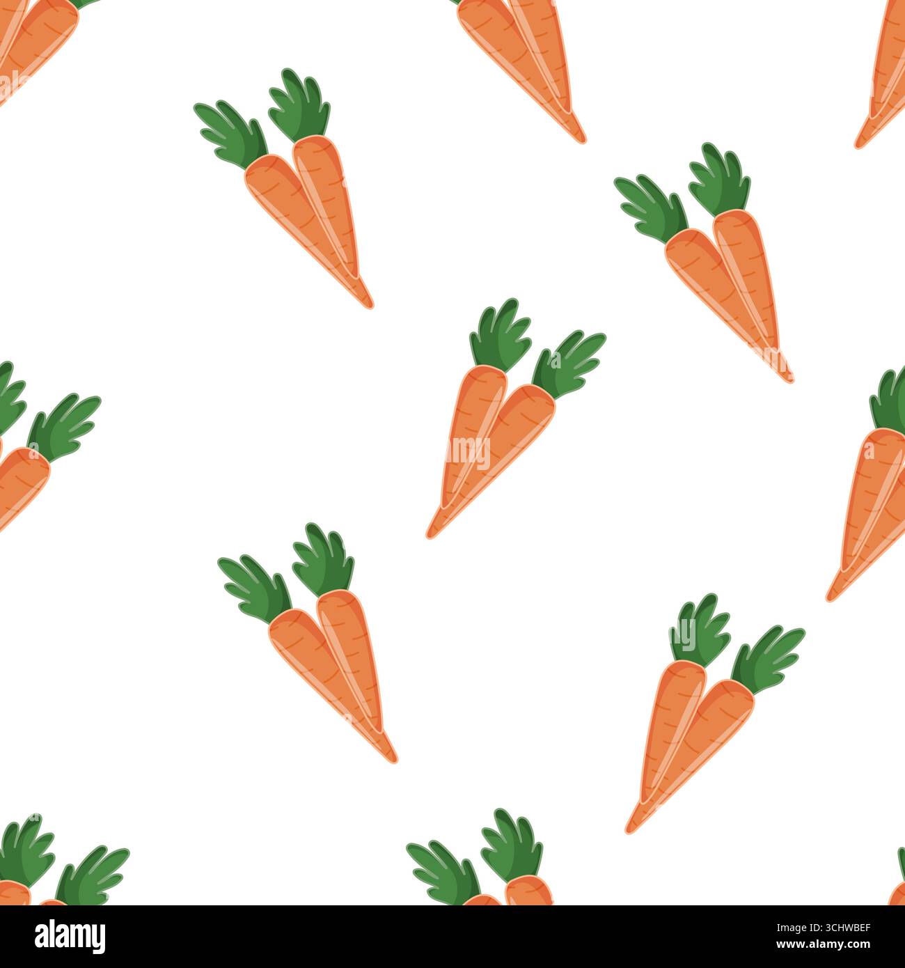 Seamless carrot pattern on white background Stock Vector Image & Art ...