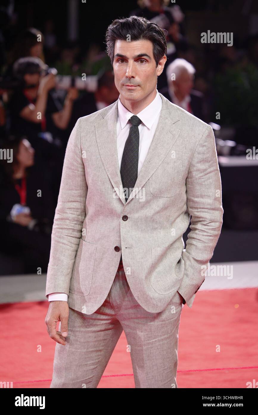 American actor Louis Cancelmi attends the red carpet of the film “In ...