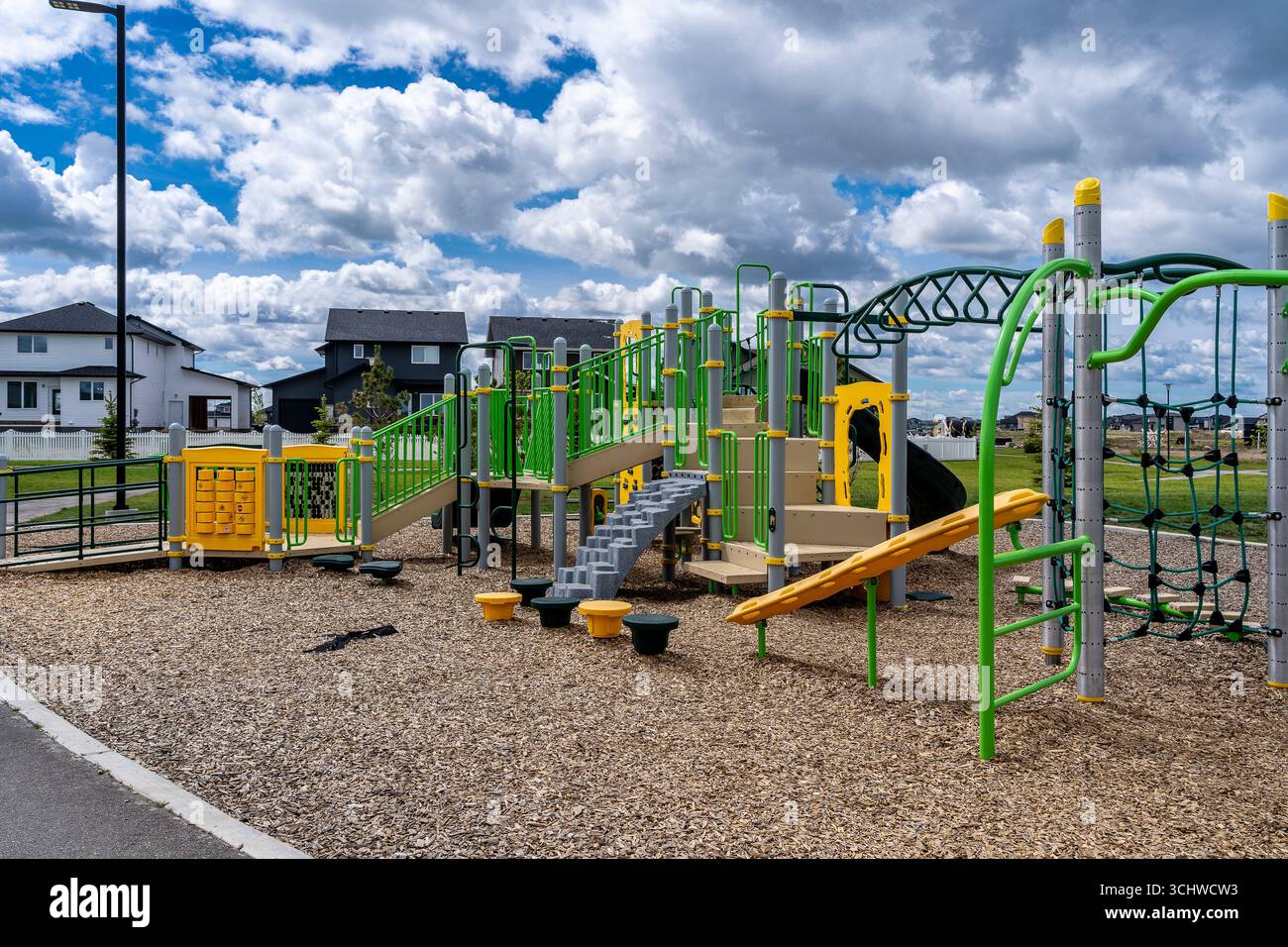 Vibrant image capturing the playground at Holy Trinity Catholic School ...