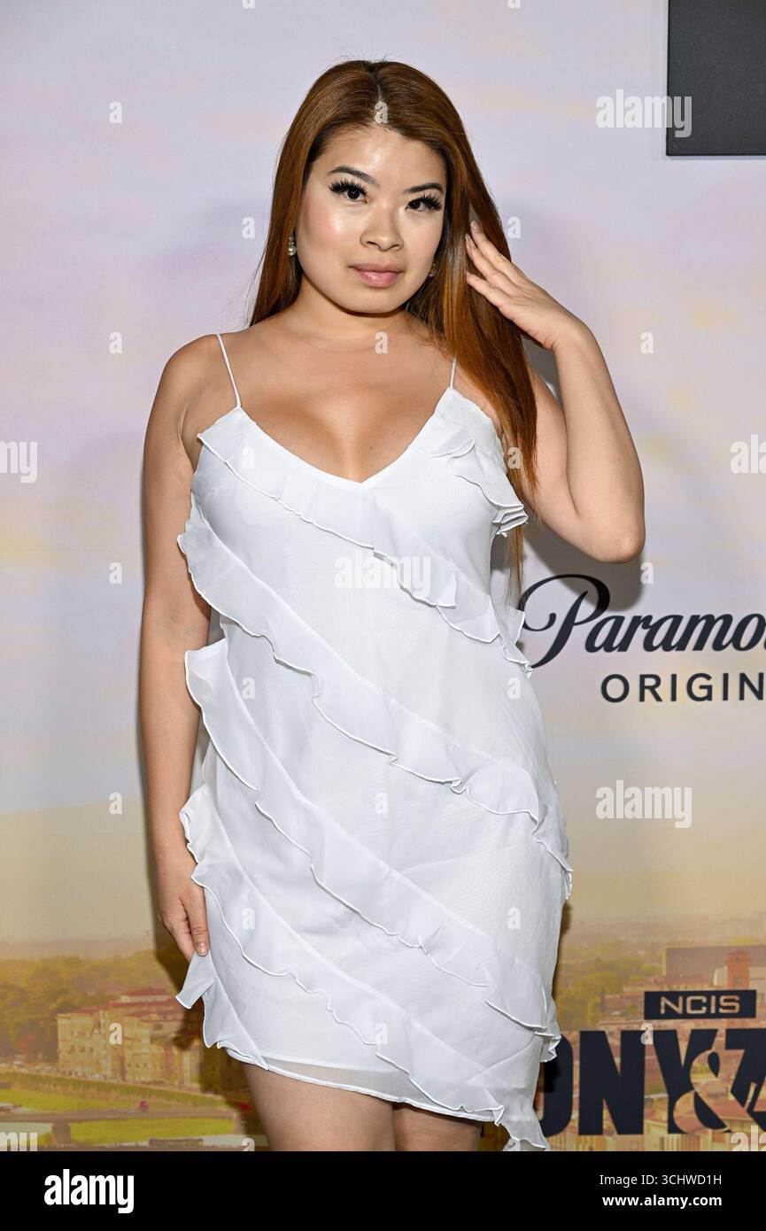 Connie Zen attends the "NCIS: Tony & Ziva" red carpet photo call at ...