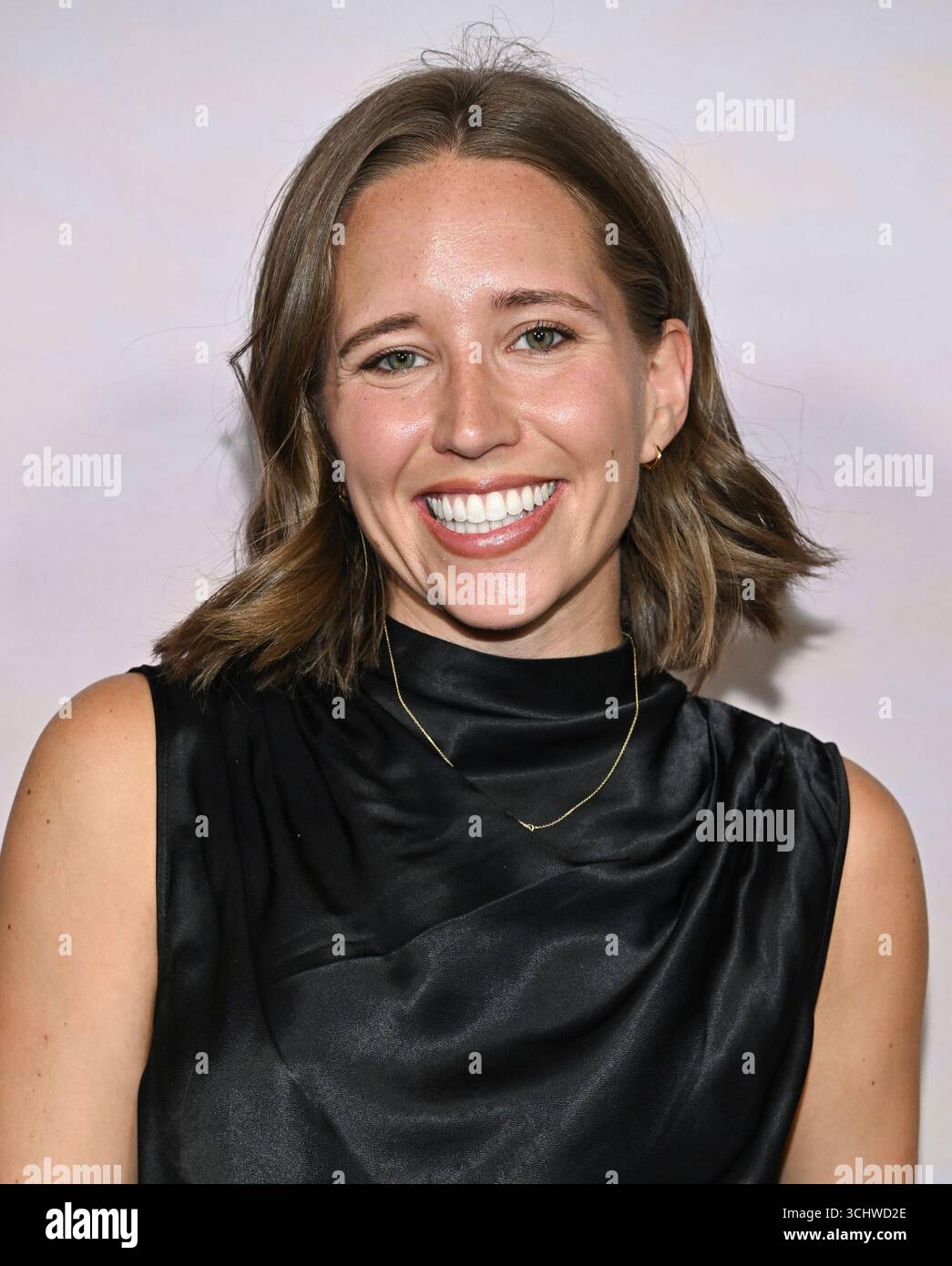 Jess Spoll attends the "NCIS: Tony & Ziva" red carpet photo call at Spyscape on Wednesday, Sept ...