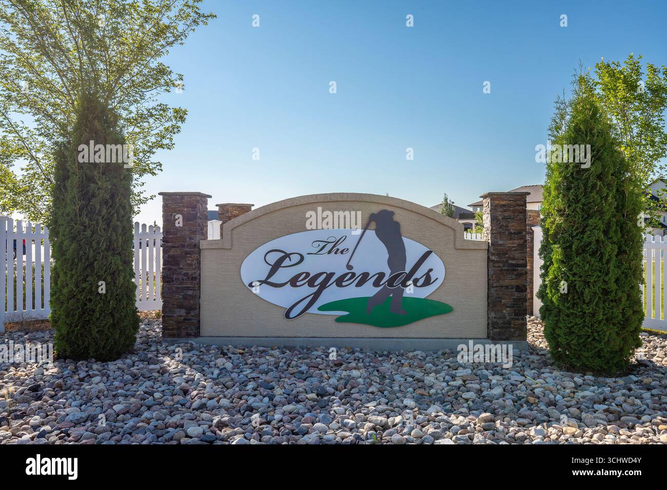 Ground-level photo of the clubhouse at The Legends Golf Club, offering ...