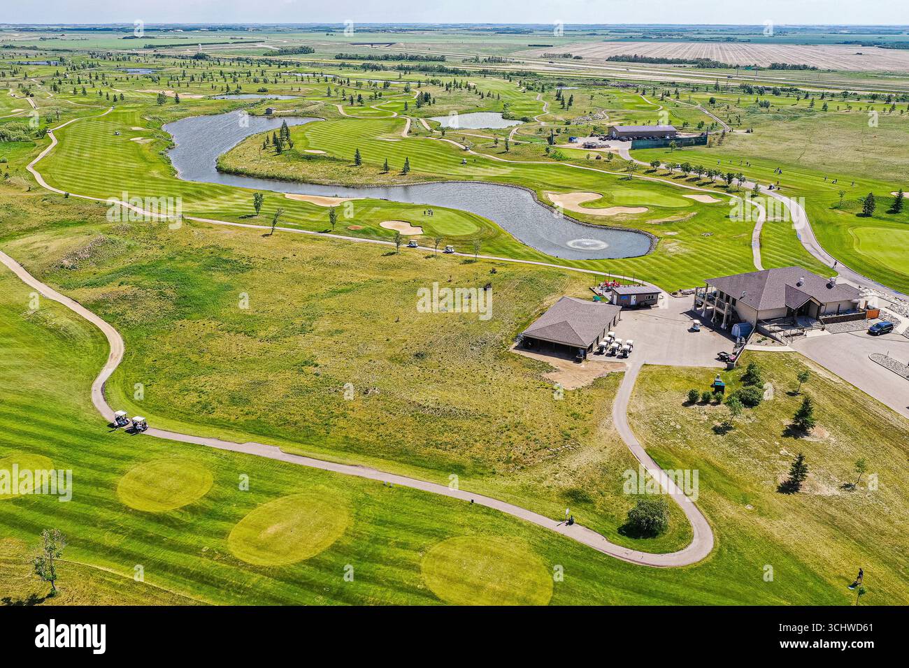 Aerial view capturing the expansive course design of The Legends ...