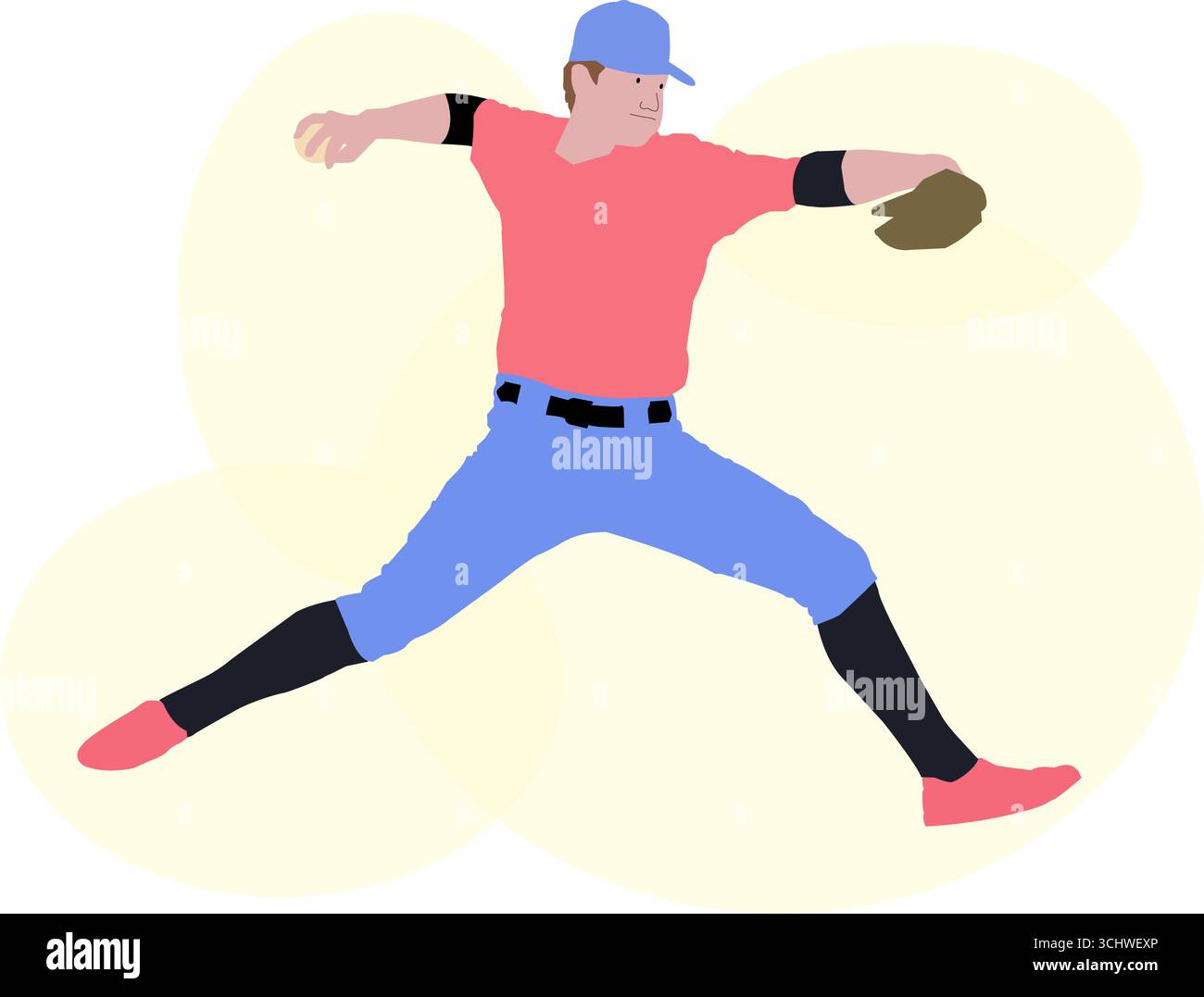 Baseball Athlete Poses Stock Vector Image & Art - Alamy
