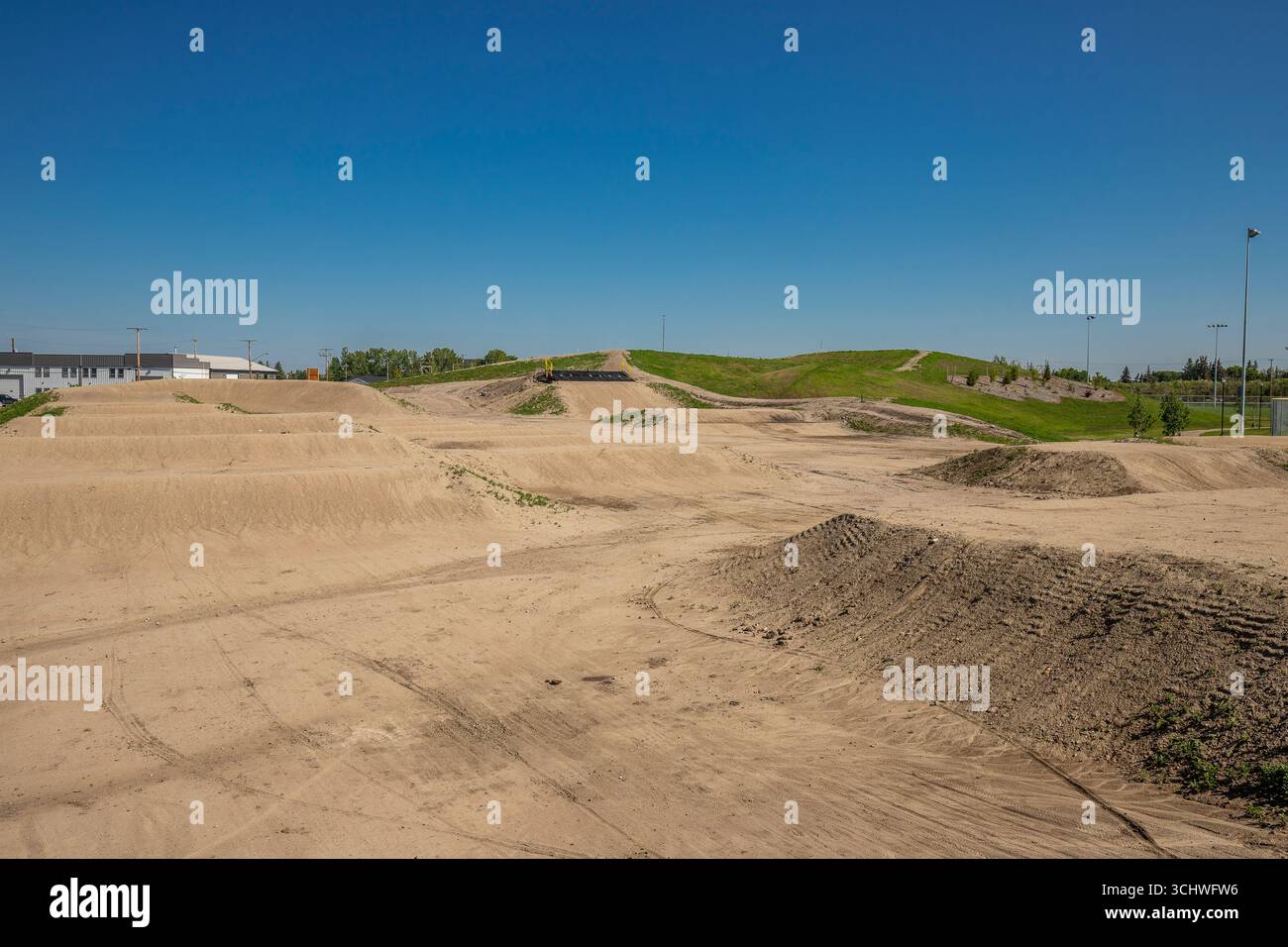 Ground photo of Prairie Oasis Park featuring play areas, walking trails ...