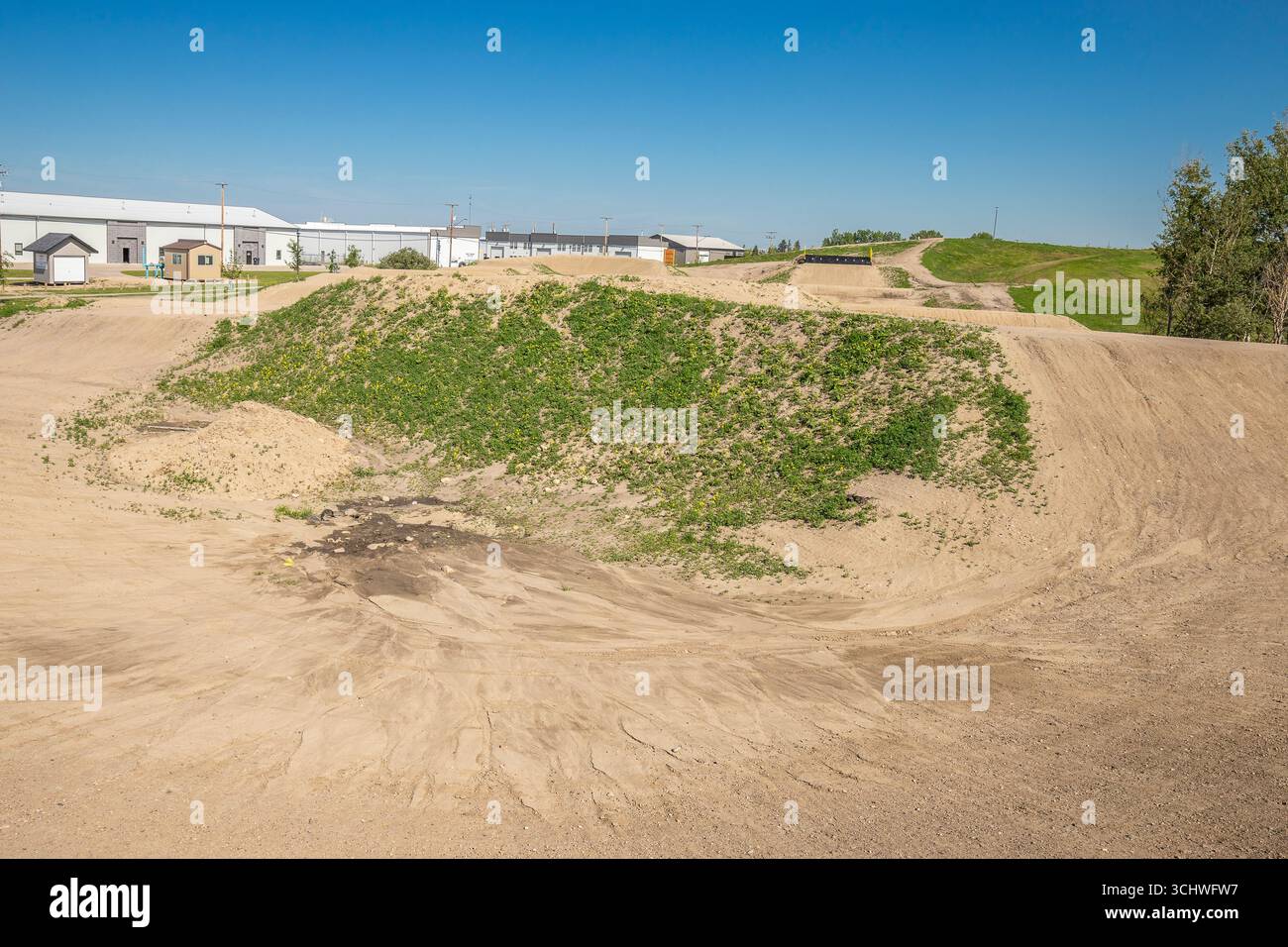 Ground photo of Prairie Oasis Park featuring play areas, walking trails ...