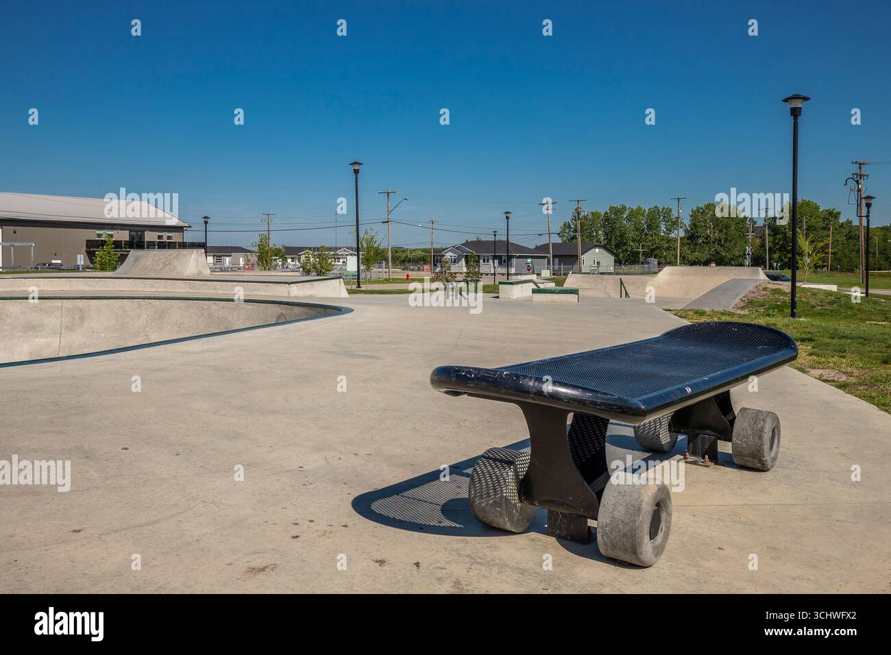 Ground photo of Prairie Oasis Park featuring play areas, walking trails ...
