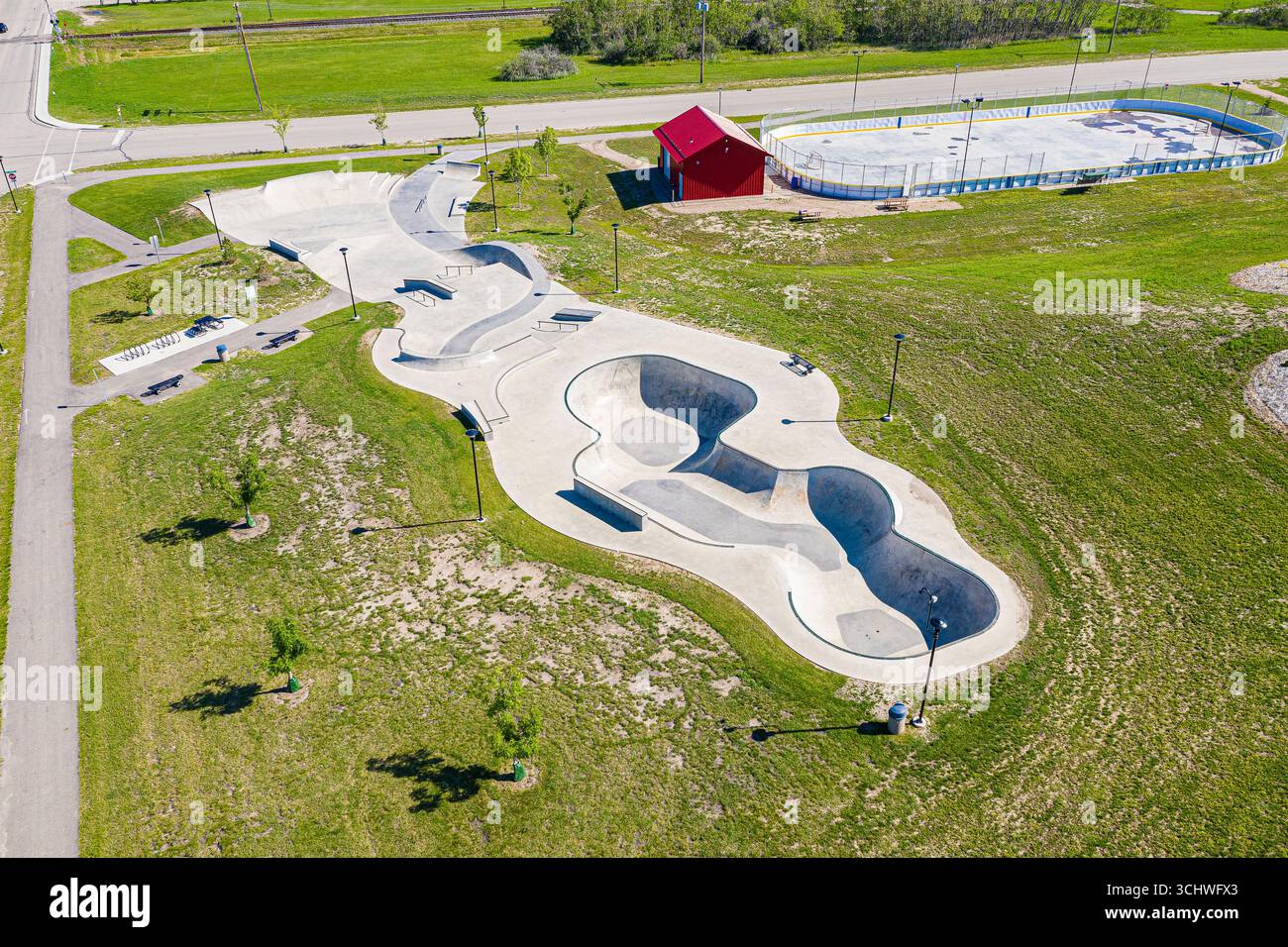 Prairie Oasis Park is located in the Warman Stock Photo - Alamy