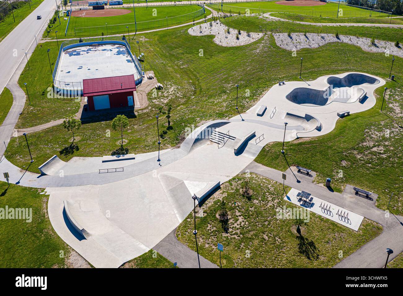 Prairie Oasis Park is located in the Warman Stock Photo - Alamy