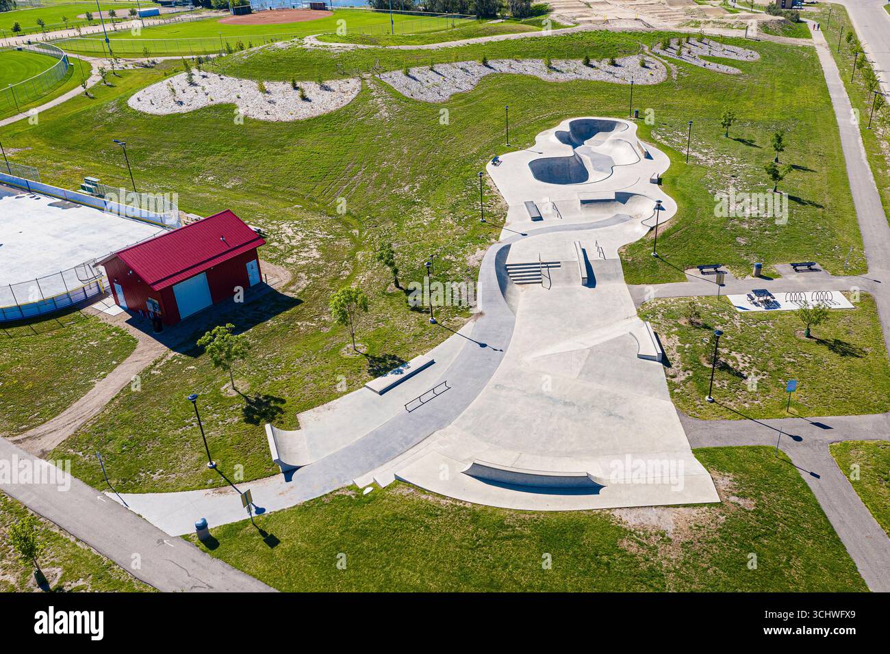 Prairie Oasis Park is located in the Warman Stock Photo - Alamy