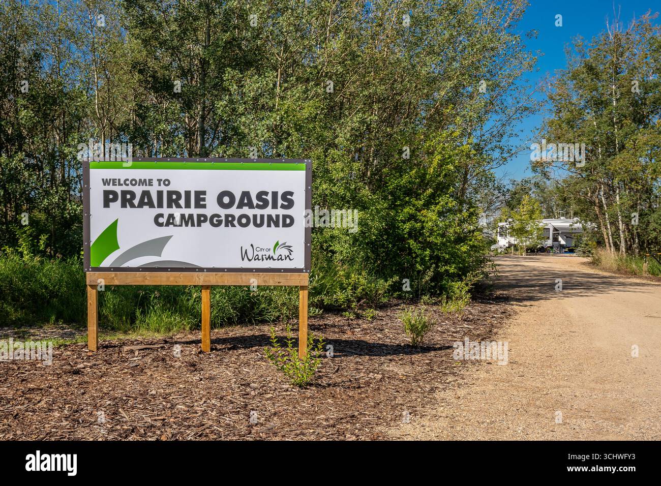Ground photo of Prairie Oasis Park featuring play areas, walking trails ...
