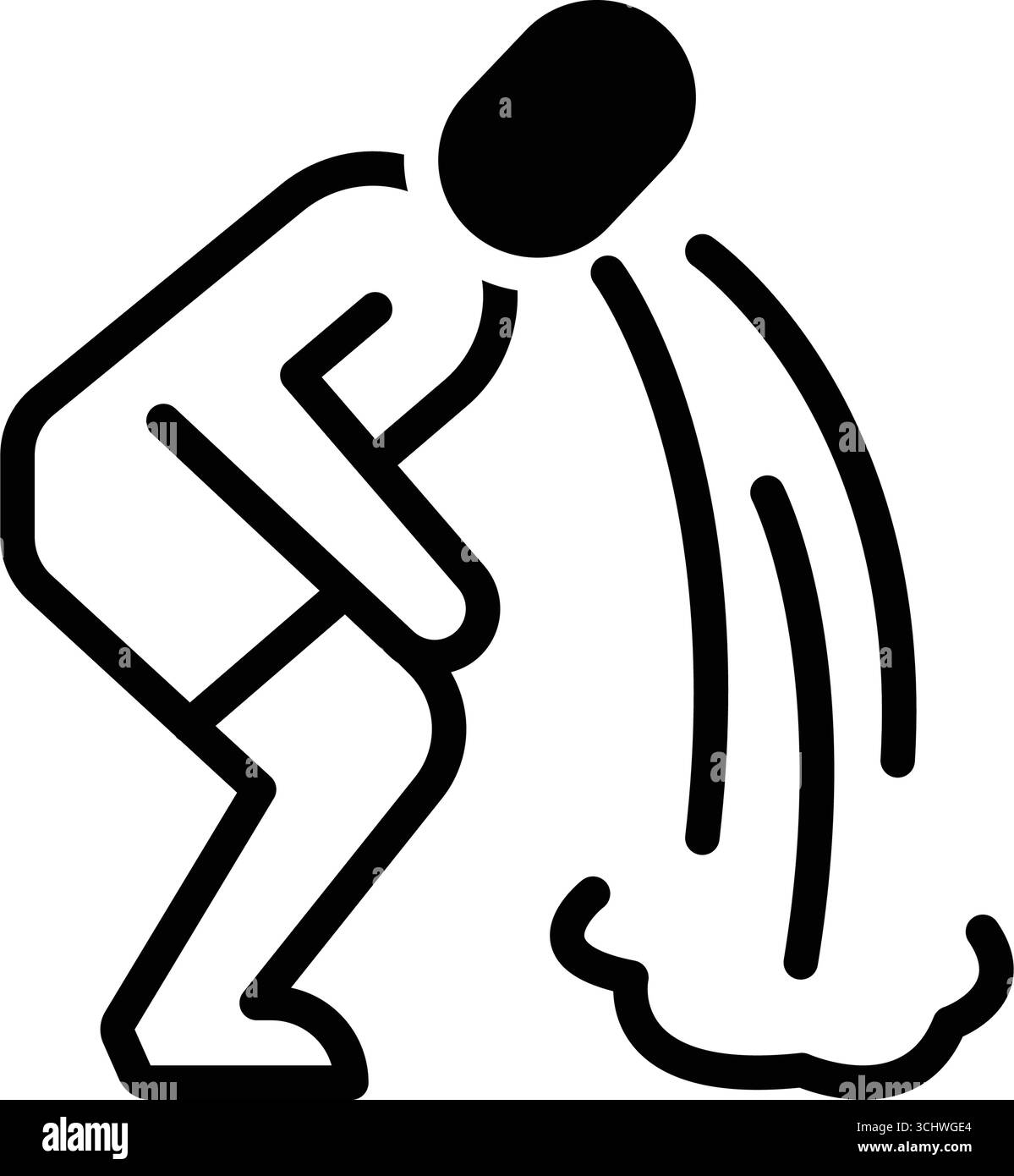 Vomiting Black and White Stock Photos & Images - Alamy
