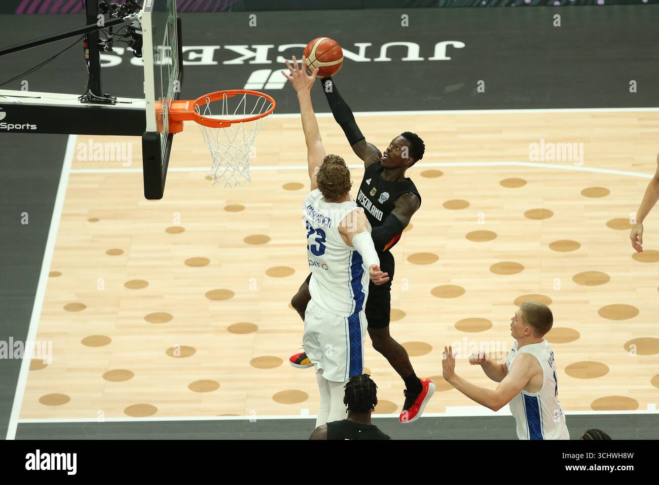 04 September 2025, Finland, Tampere: Basketball: European Championship ...