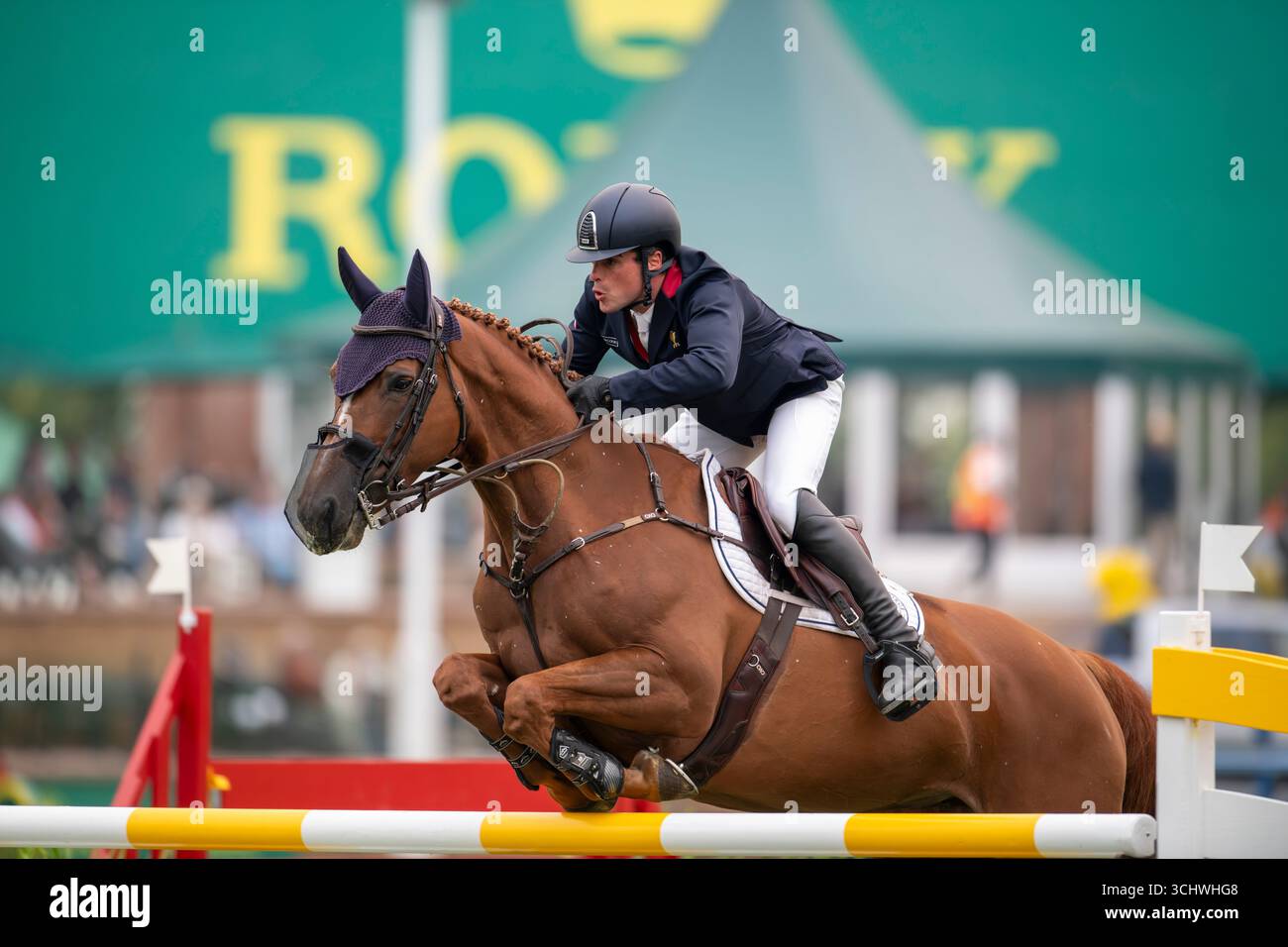 Calgary, Alberta, Canada, 3 September 2025. Emeric George (FRA) riding ...