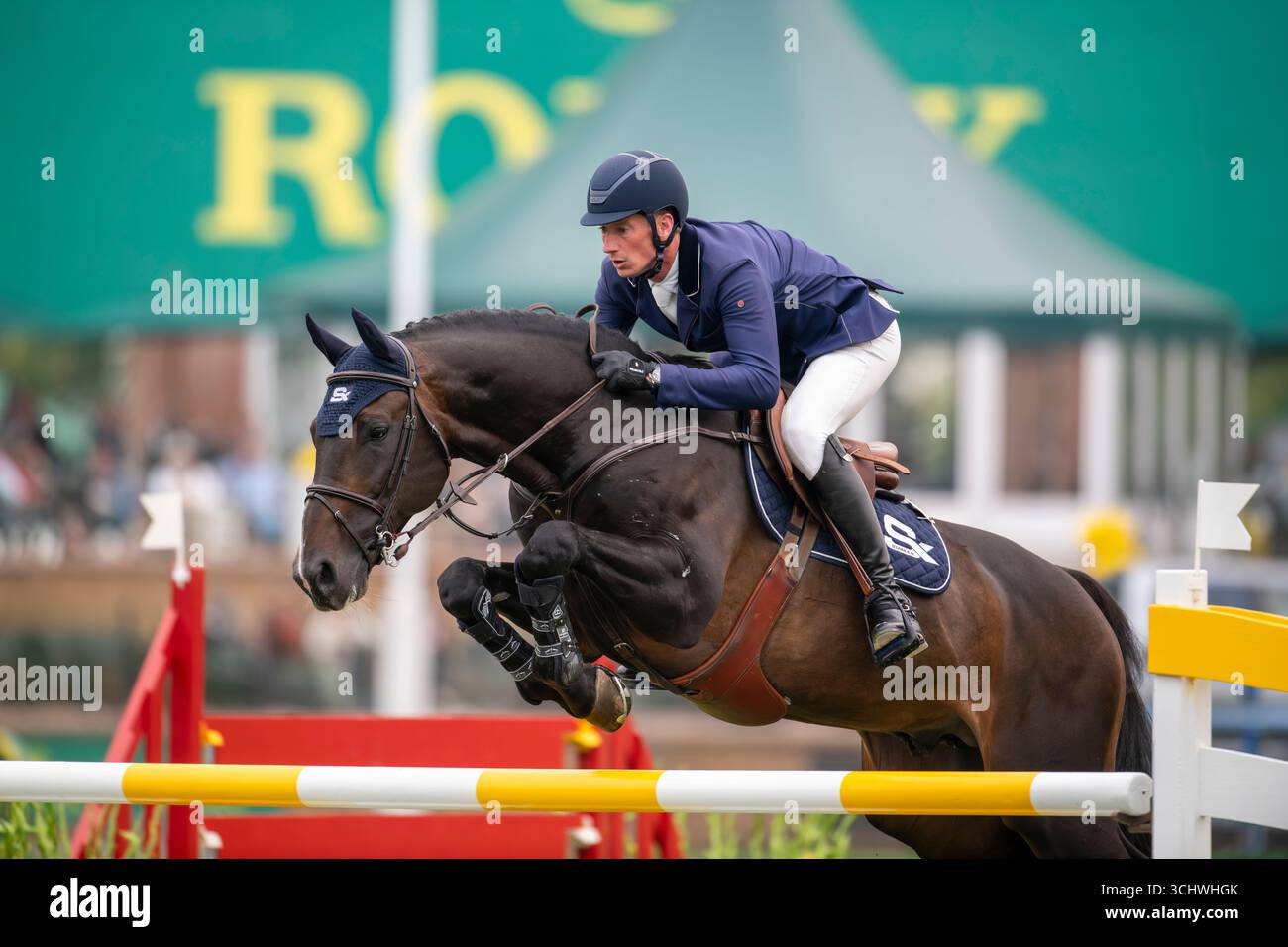 Calgary, Alberta, Canada, 3 September 2025. Daniel Deusser (GER) riding ...