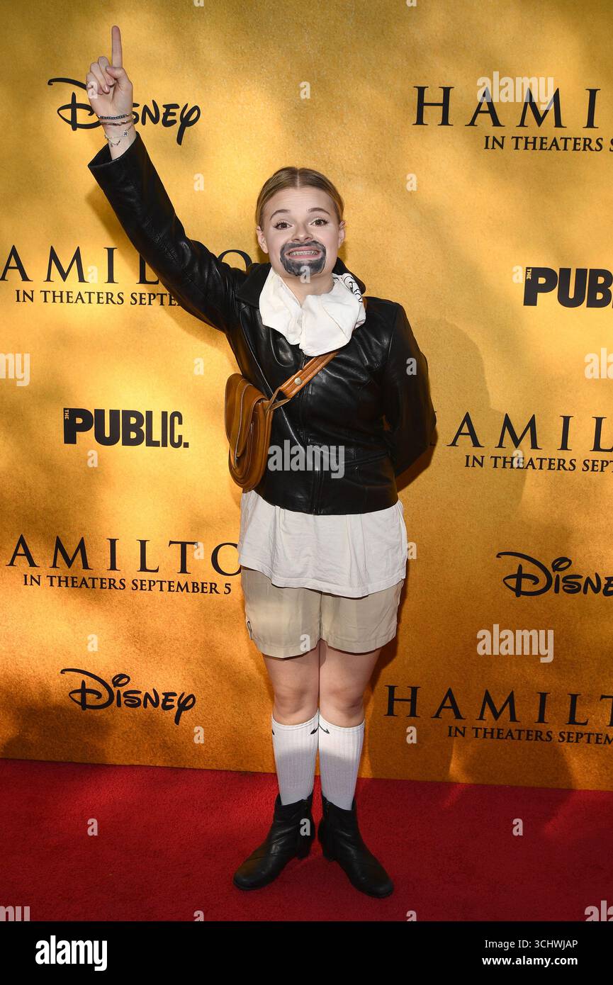 Ashby Florence attends the New York Special screening of 'Hamilton' at ...