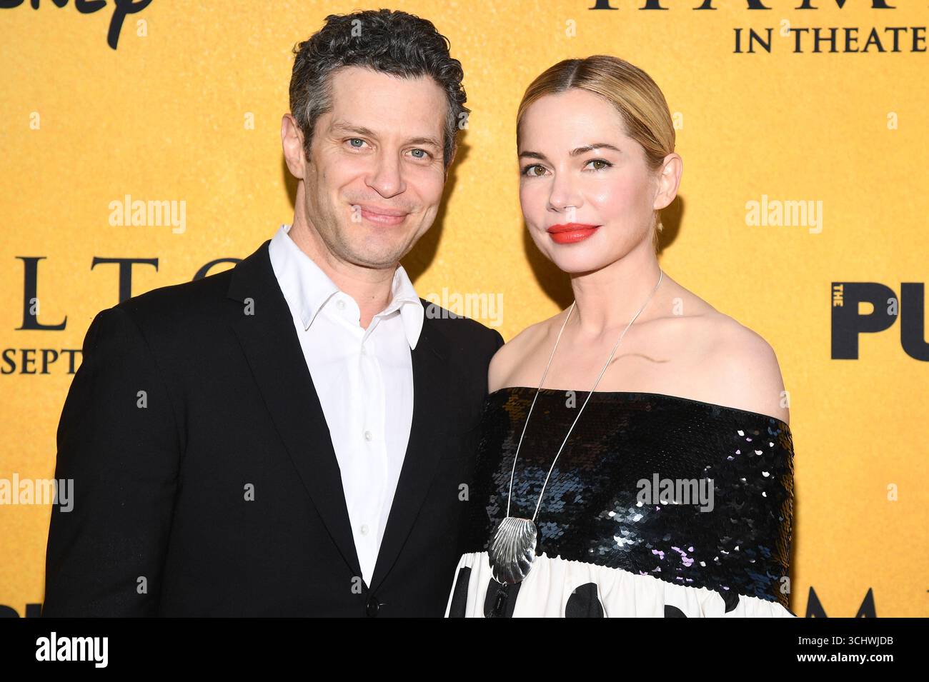 (L-R) Director Thomas Kail and Michelle Williams attend the New York ...