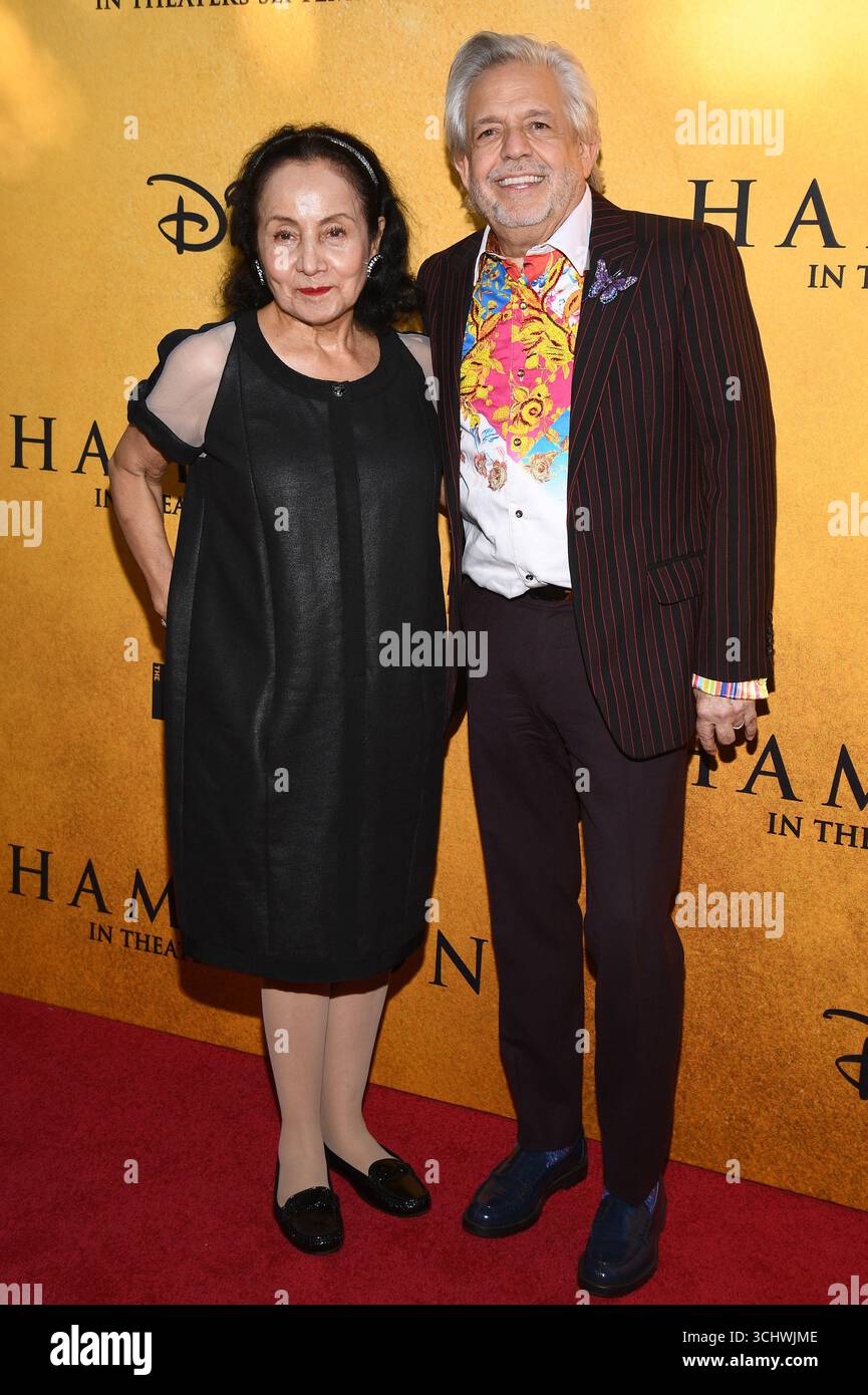 (L-R) Luis A. Miranda Jr. and Luz Towns-Miranda attend the New York ...