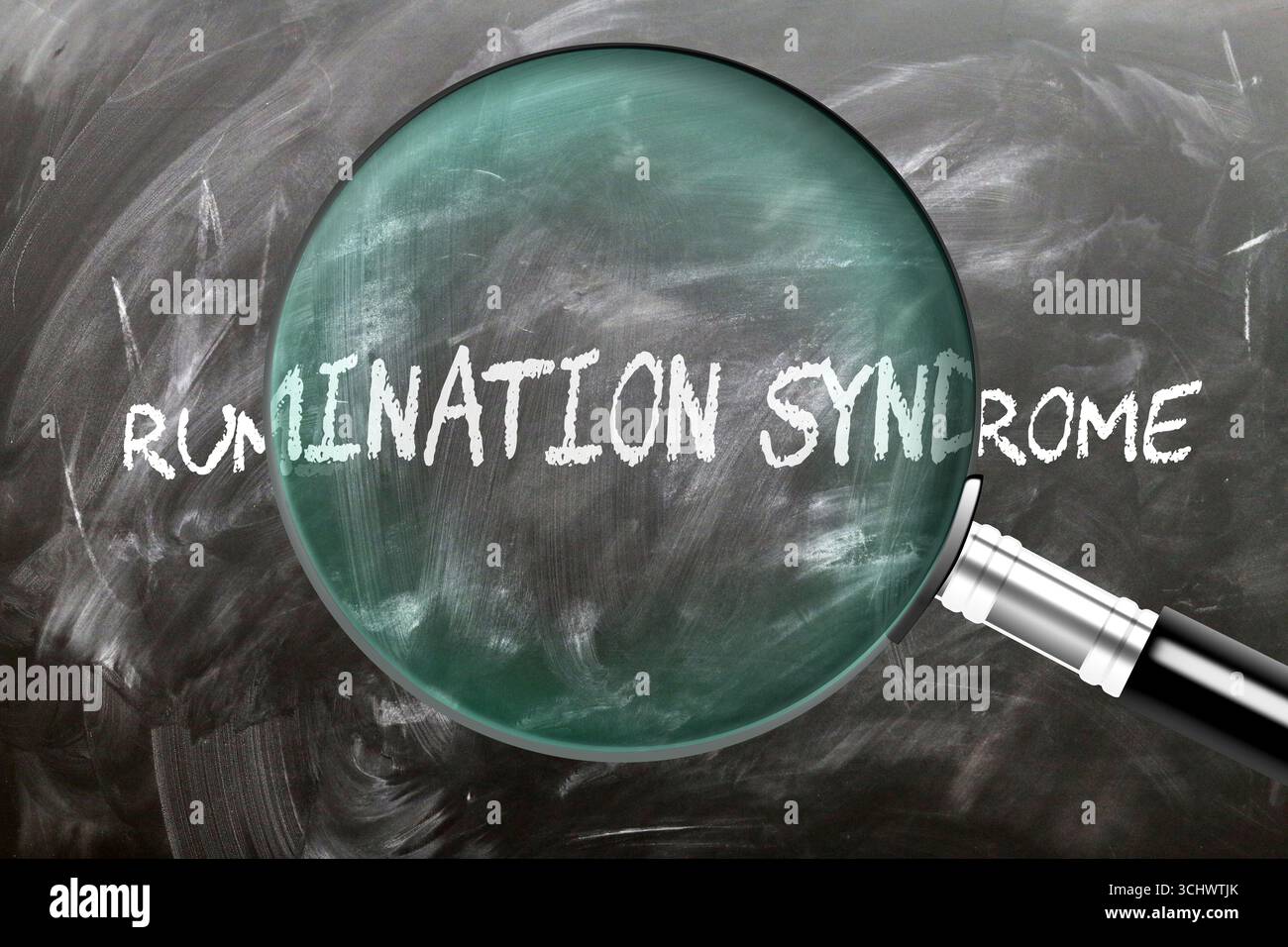 Rumination syndrome magnify hi-res stock photography and images - Alamy