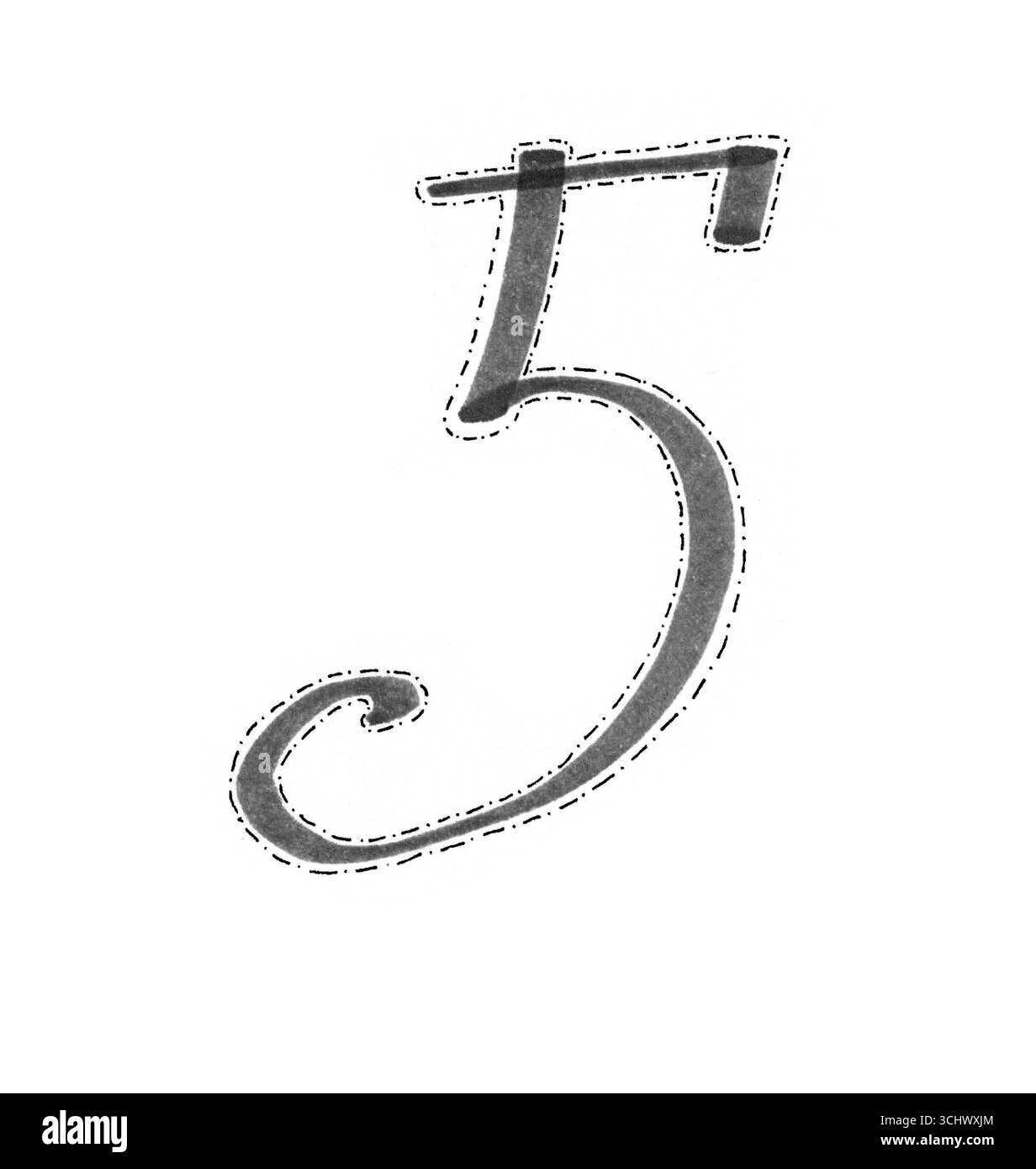 Thin typography Black and White Stock Photos & Images - Alamy