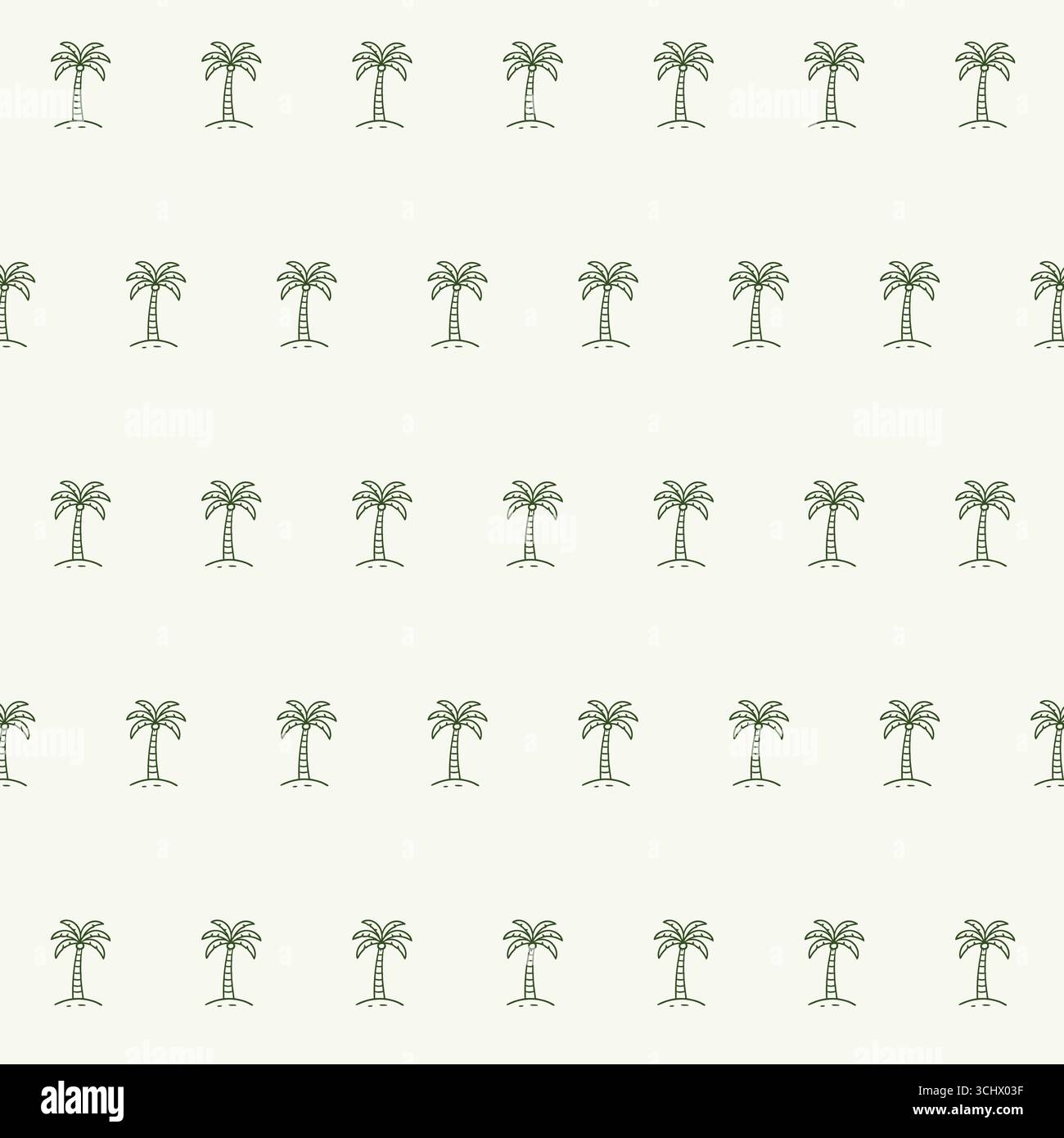 A repeating layout of tiny palm trees forms a subtle tropical ...
