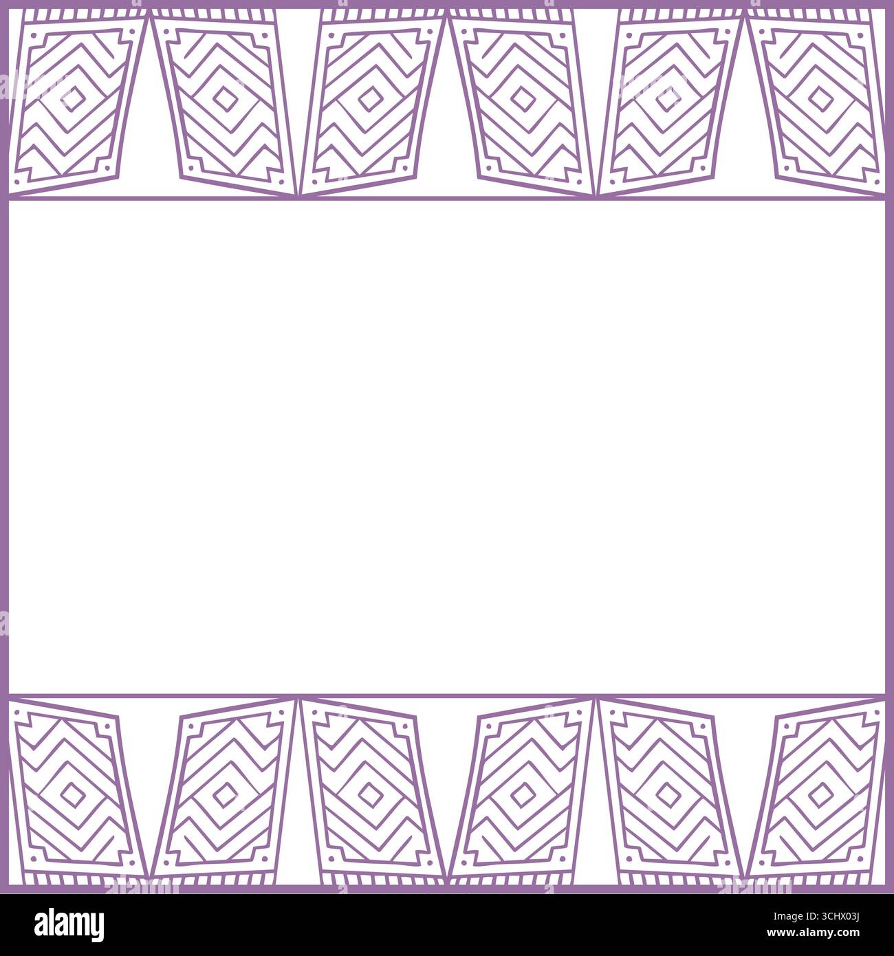 Triangular top and bottom frame Stock Vector Images - Alamy
