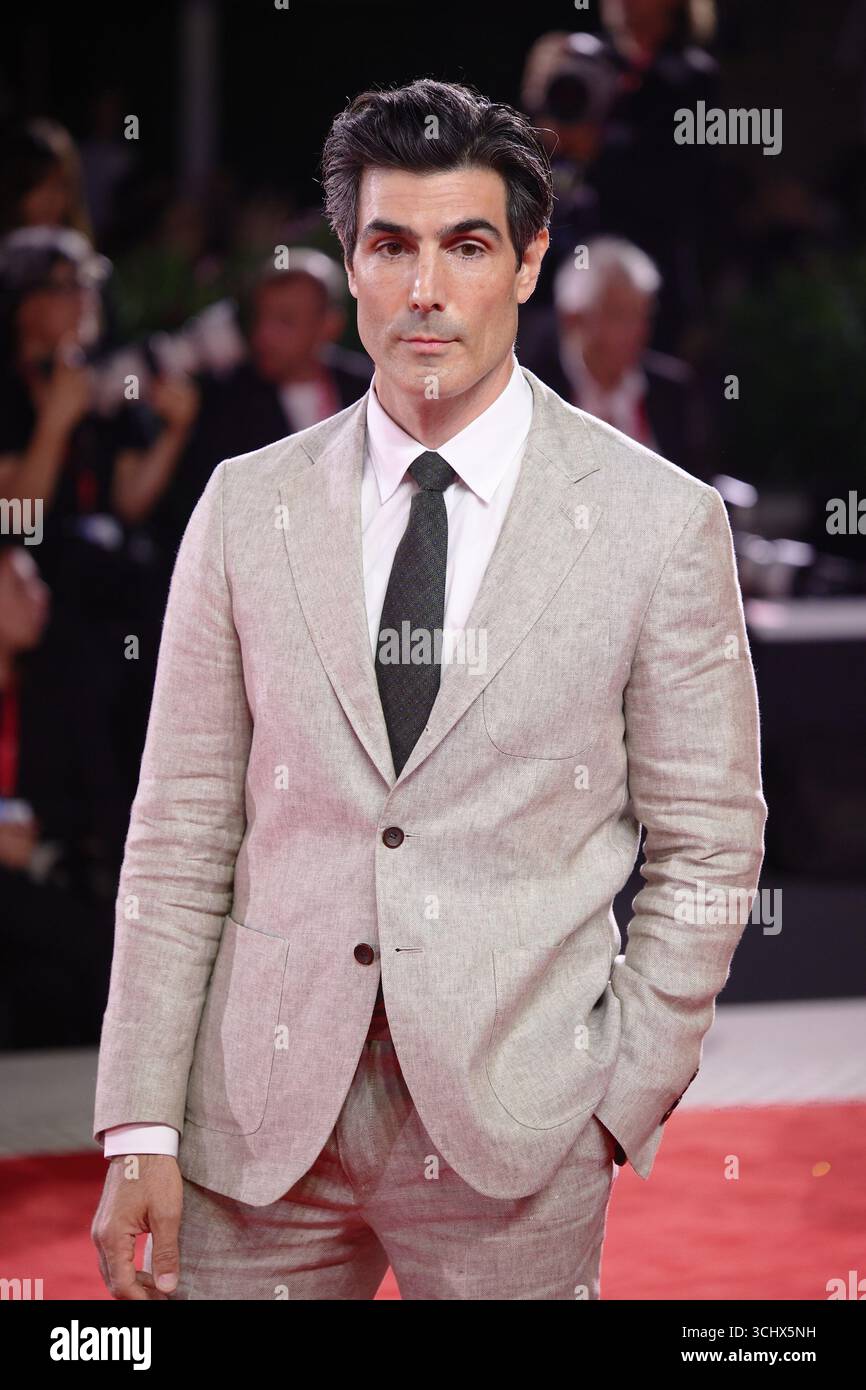 American actor Louis Cancelmi attends the red carpet of the film “In ...