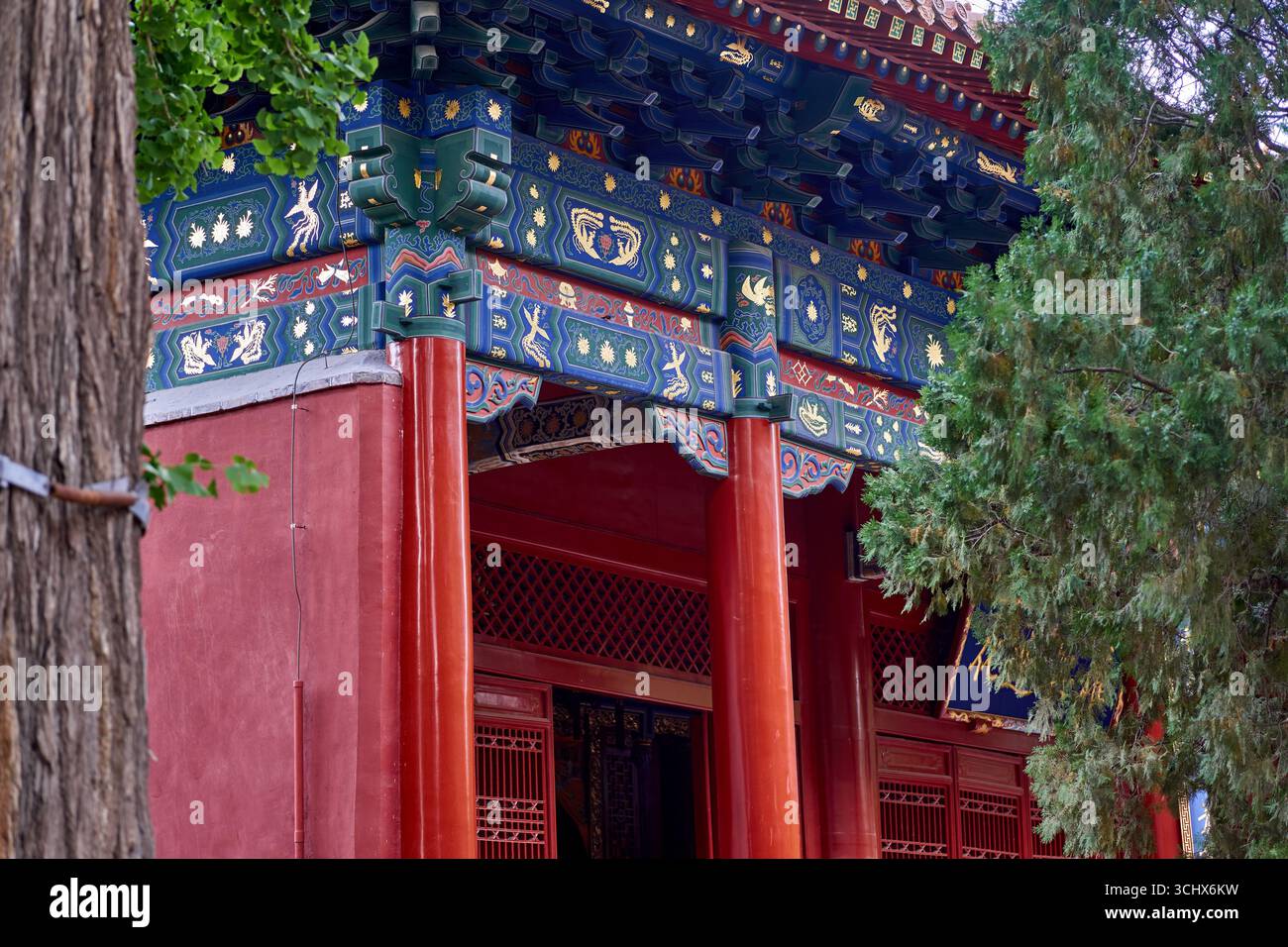 Daimiao Temple or Dai Temple at the base of Mount Tai, Tai’an, China ...