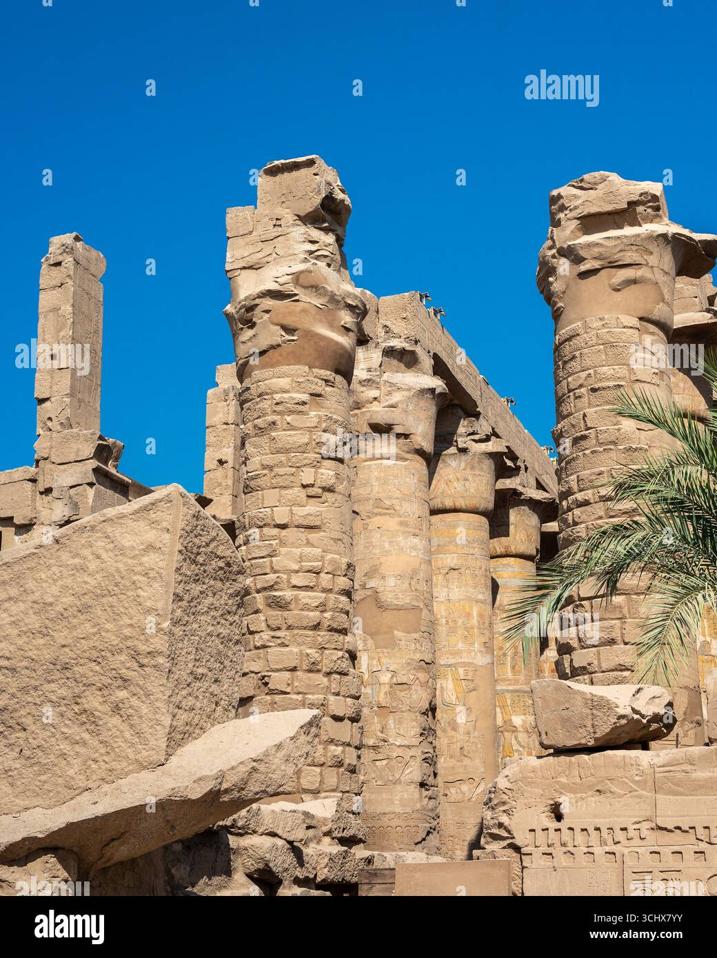 Luxor, Egypt - 27.07.2025. Ancient ruins of Karnak Temple in Luxor ...