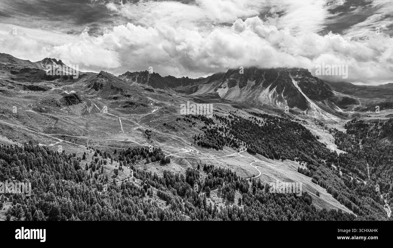 Above the meadow Black and White Stock Photos & Images - Alamy