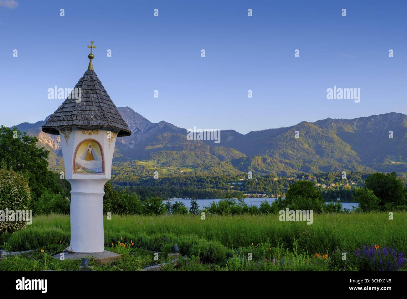 Wayside shrine on Lake Faak, Egger wayside shrine, Egg am Faaker See ...