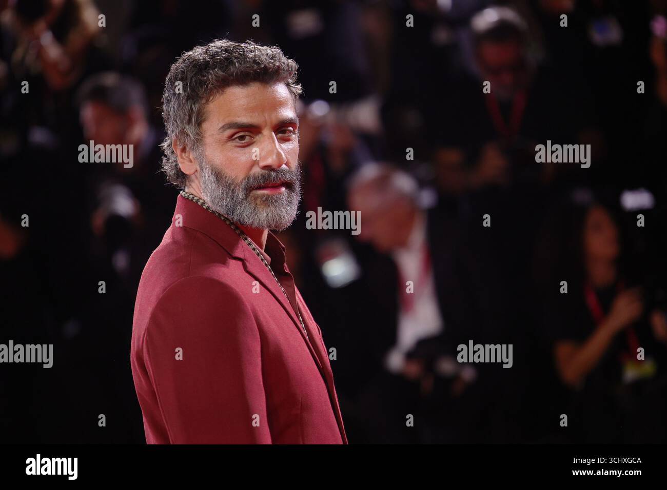 American actor Oscar Isaac attends the red carpet of the film “In the ...