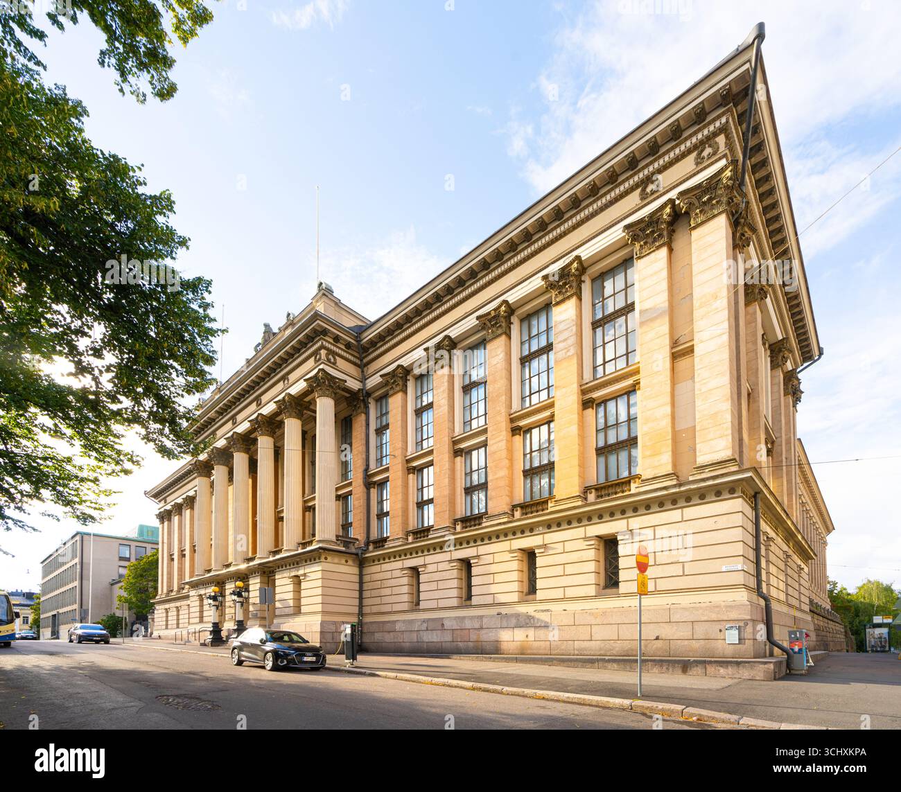 Helsinki, Finland. August 27 2025. external view of the state archive ...