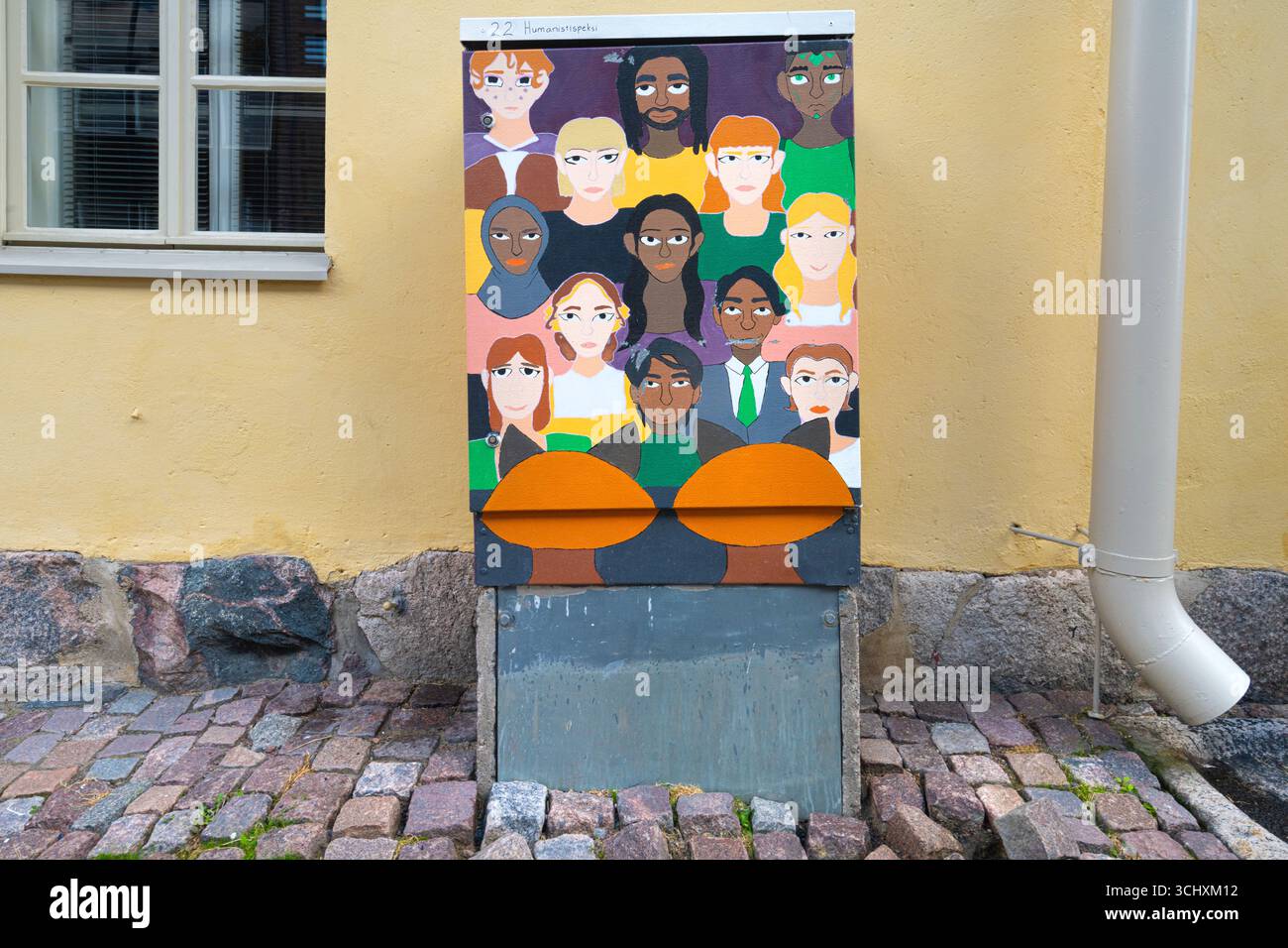 Helsinki, Finland. August 27 2025. the electrical junction boxes ...