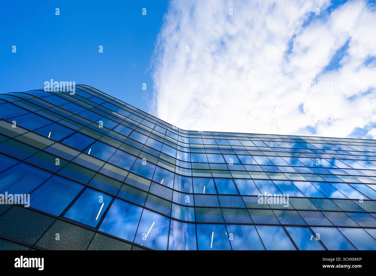 Helsinki, Finland. August 28 2025. the facade of a modern building in ...