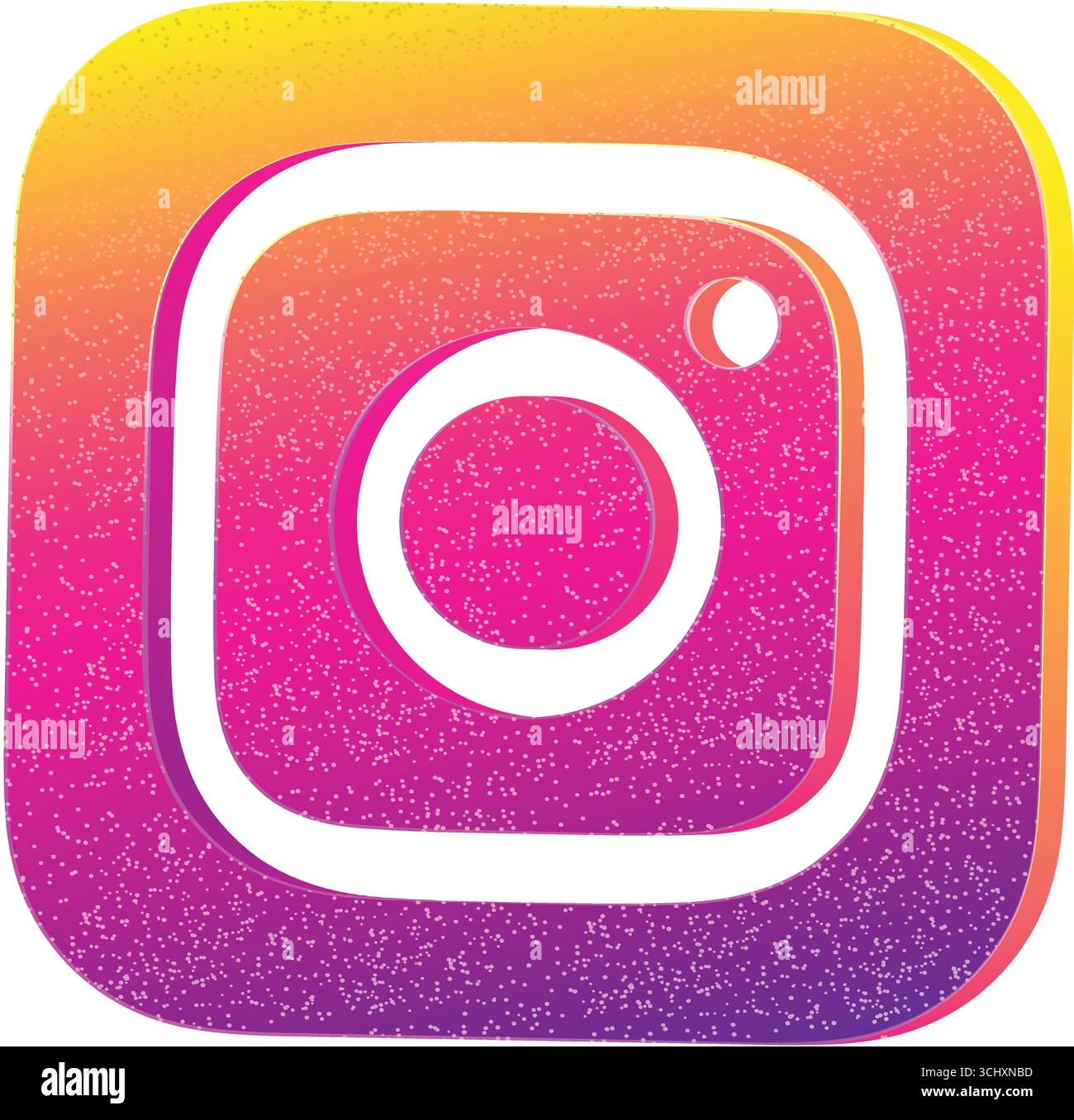 Instagram icon text background Cut Out Stock Images & Pictures - Alamy